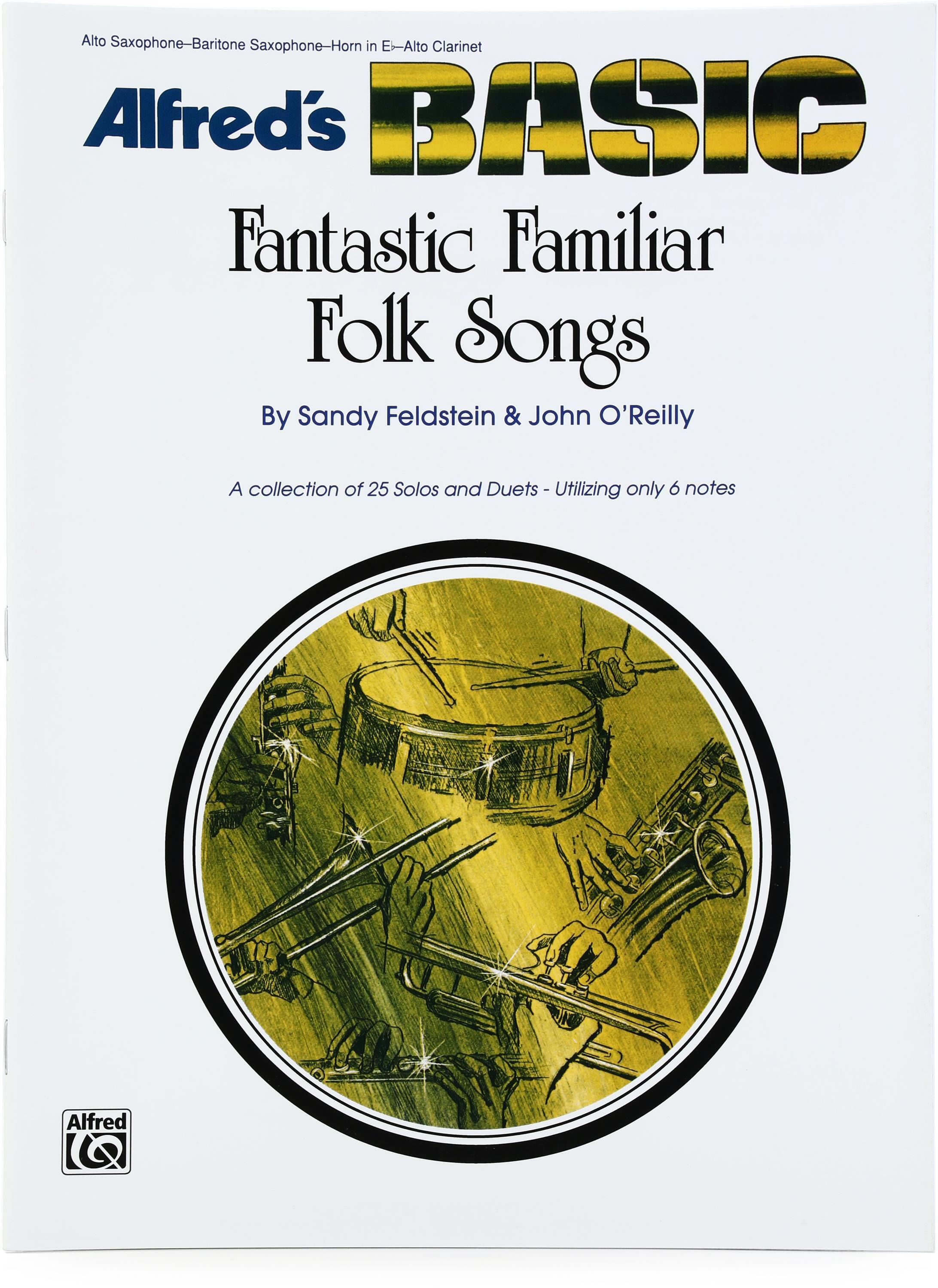 Alfred Fantastic Familiar Folk Songs: E-flat Instruments | Sweetwater