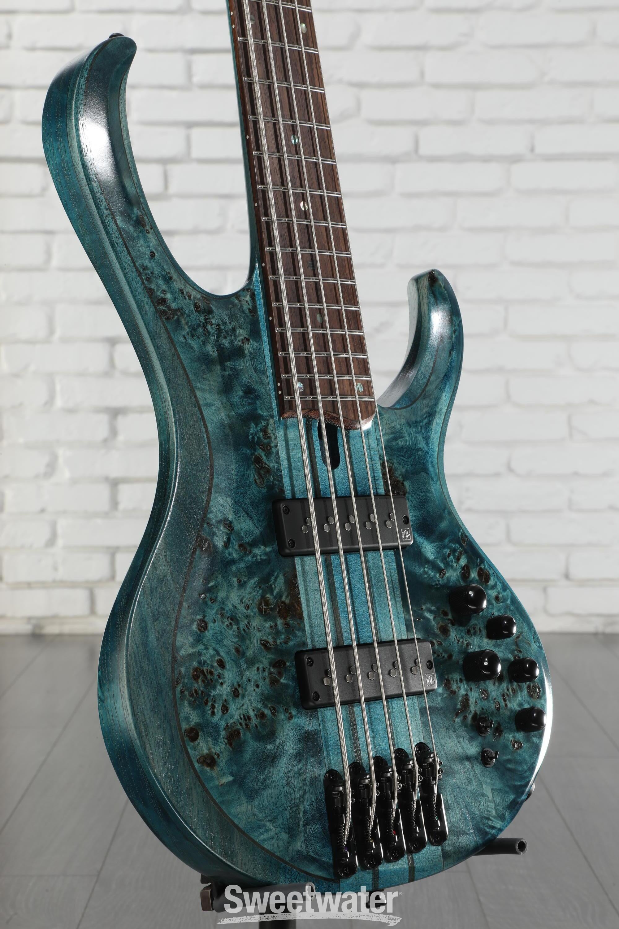 Ibanez BTB Standard BTB945 5-string Bass Guitar - Cosmic Blue Low Gloss | Sweetwater