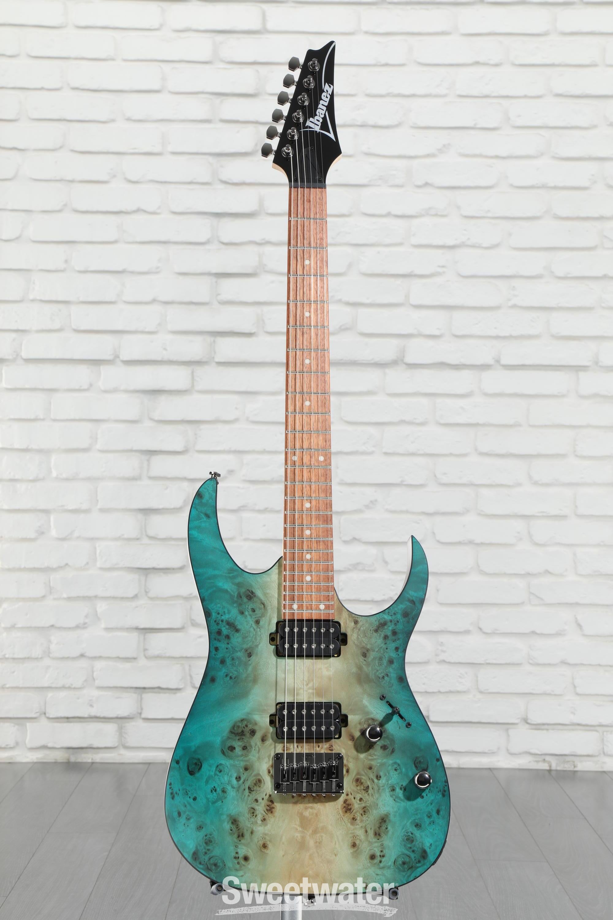 Ibanez Standard RG421PB Electric Guitar - Caribbean Shoreline Flat ...