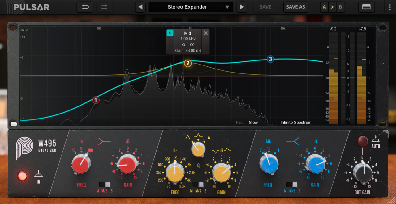 Pulsar Audio w495 3-band EQ Plug-in | Sweetwater