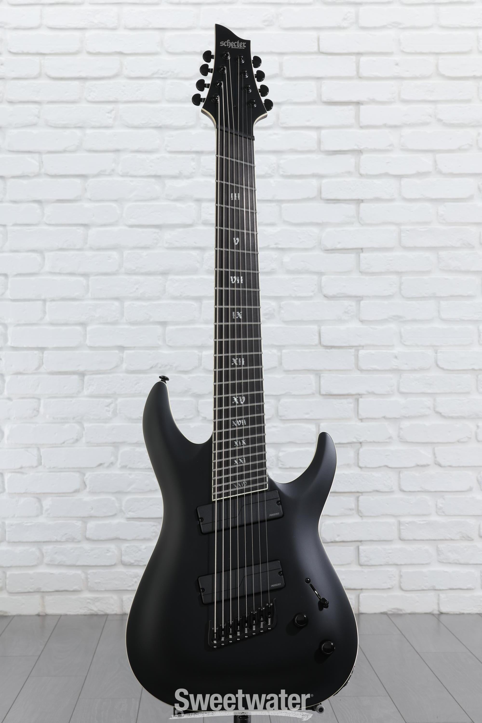 Schecter Schecter C-8 Multi-scale SLS Evil Twin - Satin Black | Sweetwater