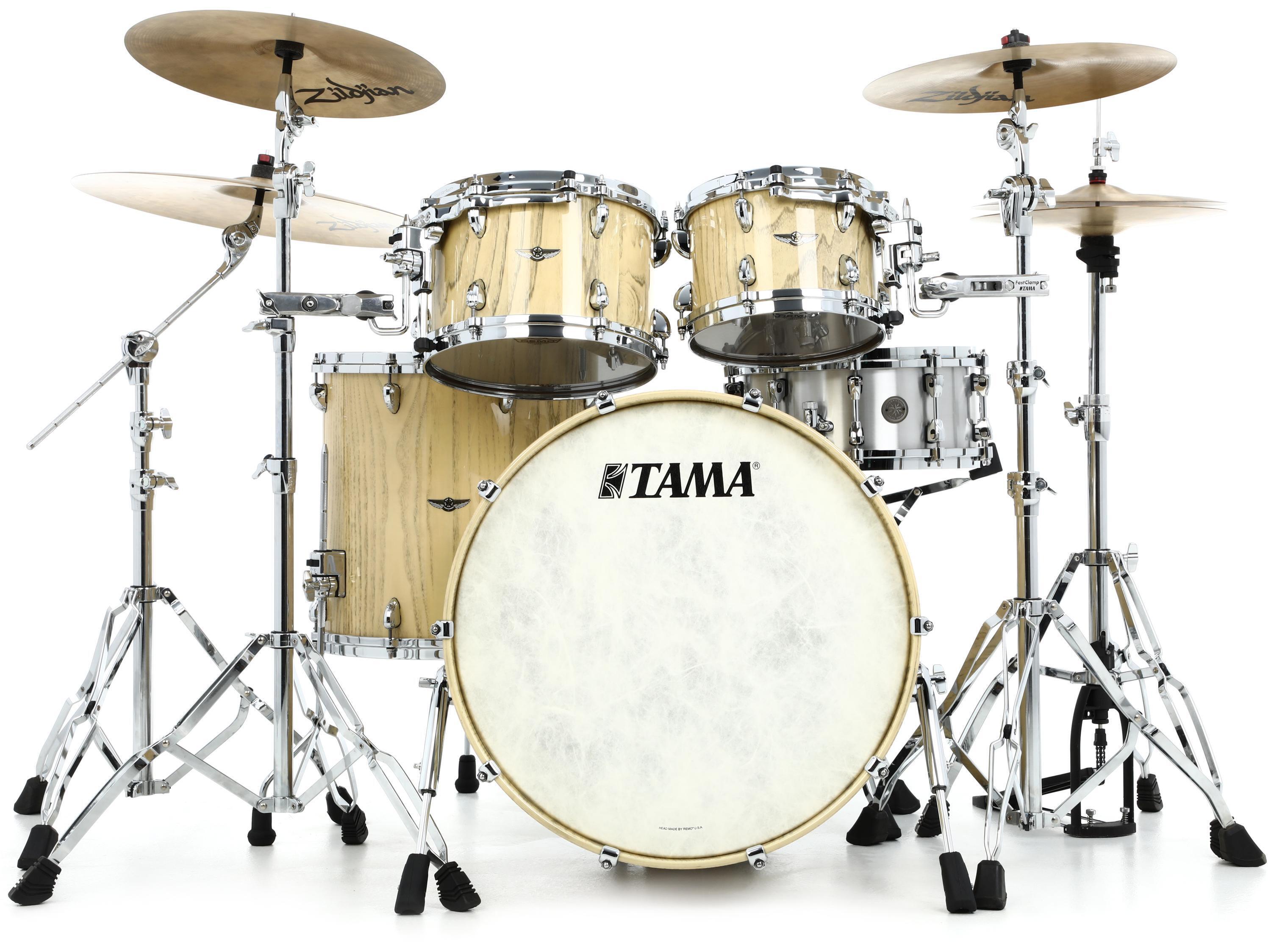Tama STAR Walnut TW42RZS 4-piece Shell Pack - Aged White Japanese ...