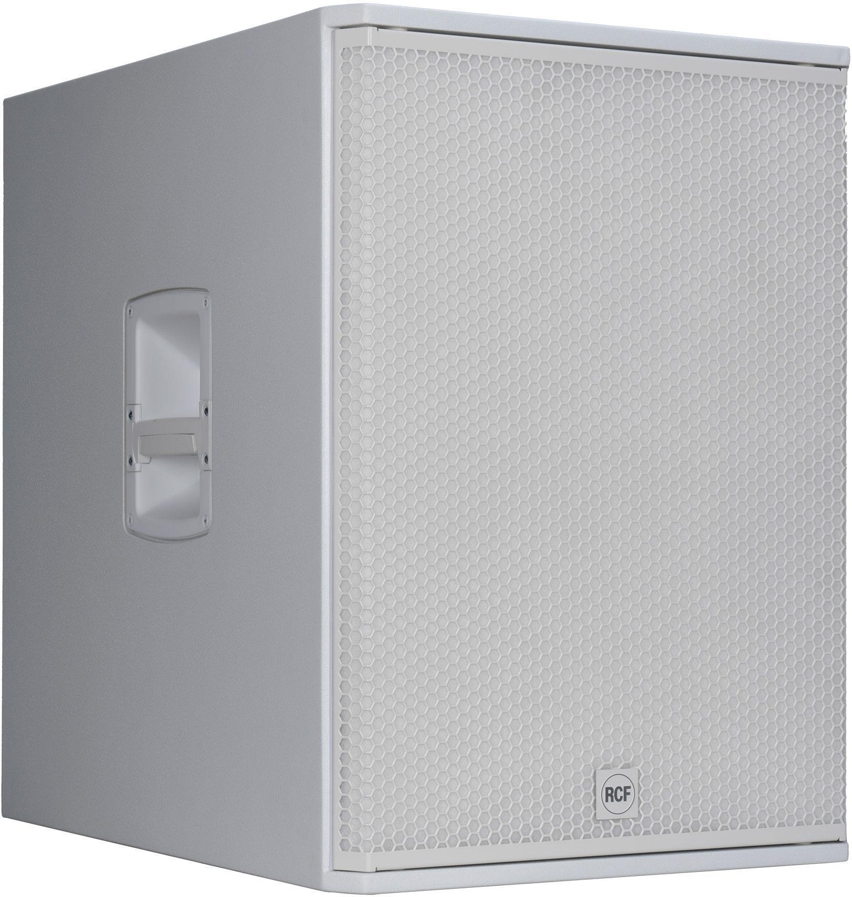 RCF SUB 18-AX 2,200-watt 18-inch Active Subwoofer - White | Sweetwater