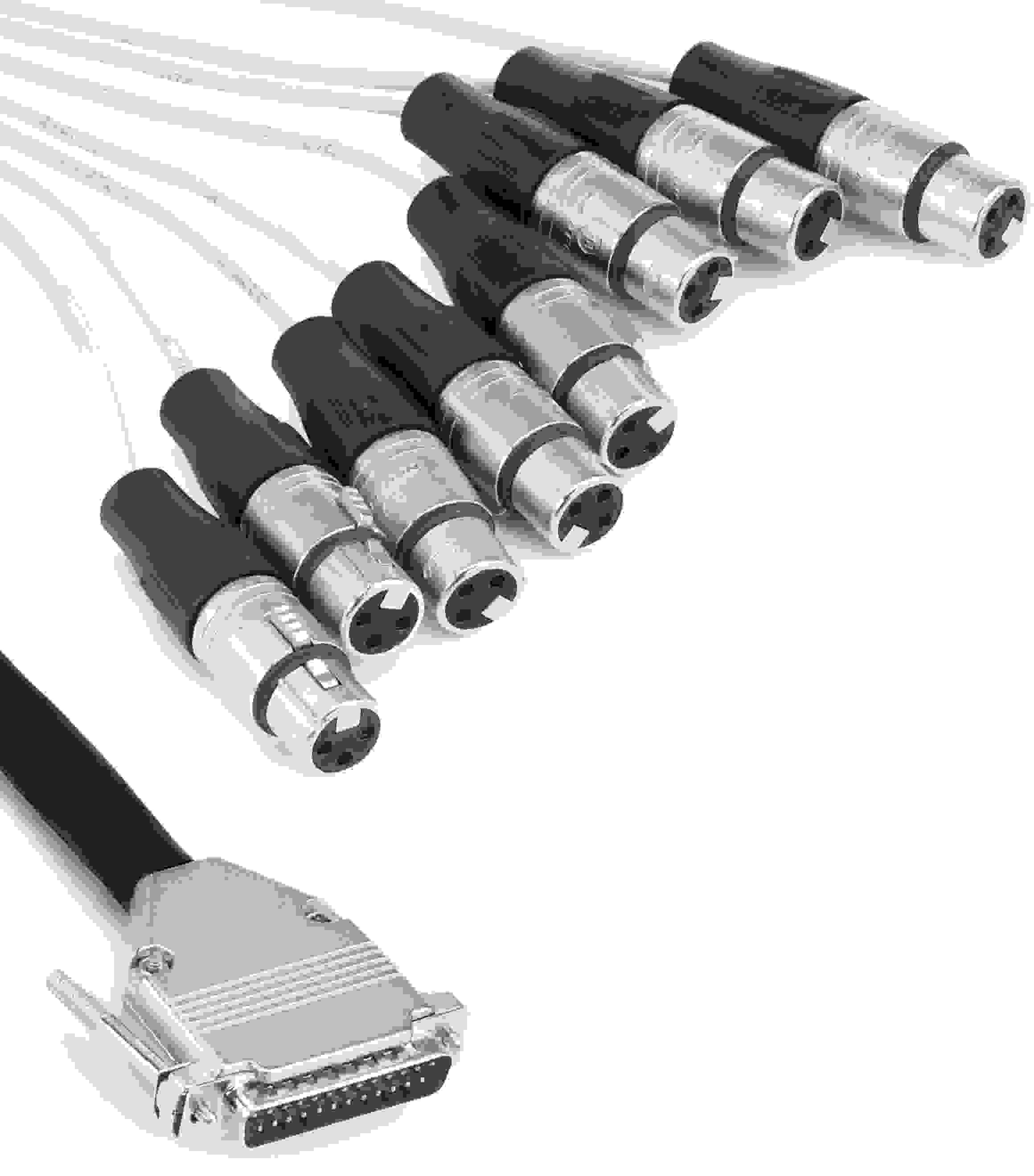 Pro Co DA88XF-5 8-channel DB25 to XLR Female Snake - 5 foot | Sweetwater