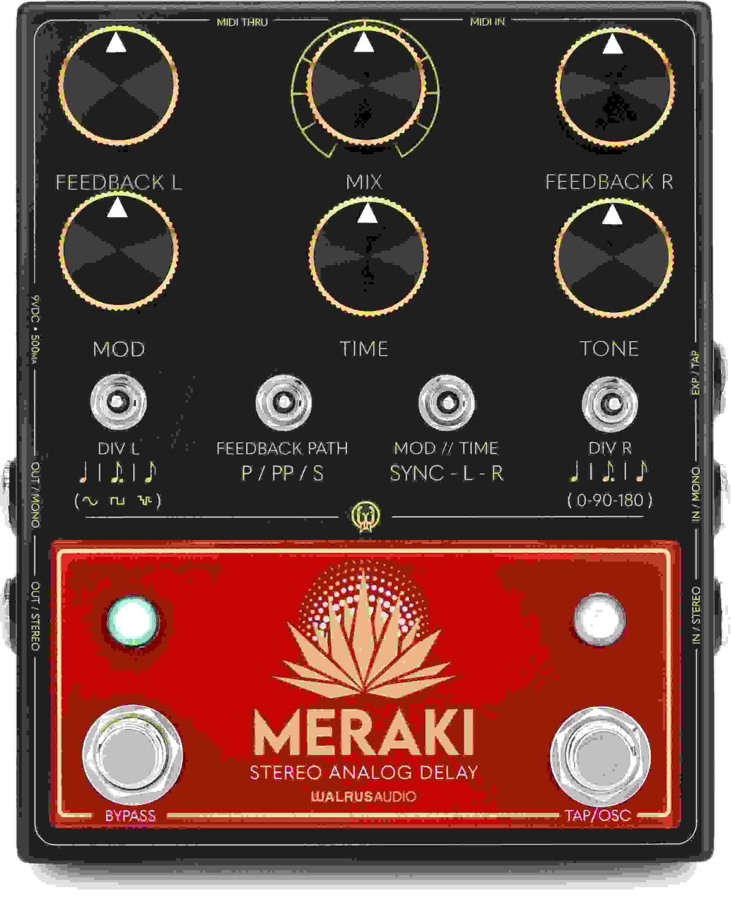 Walrus Audio Meraki Analog Stereo Delay Pedal | Sweetwater