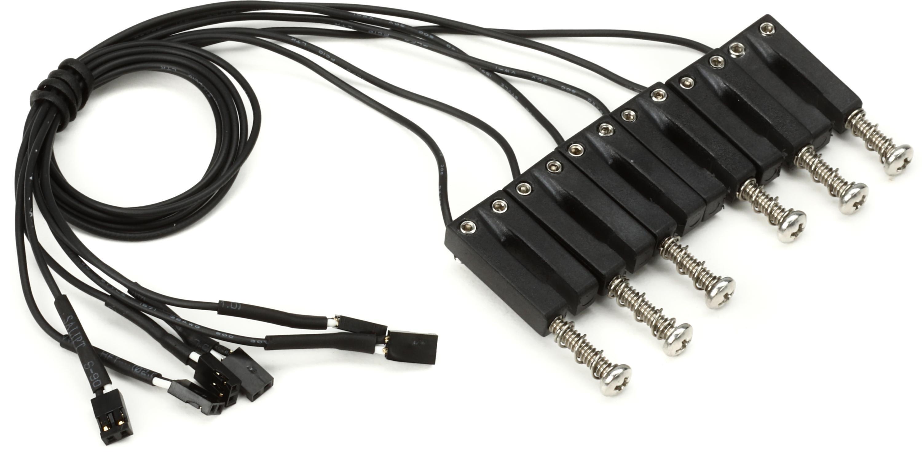 Graph Tech PN-8002-00 Ghost Loaded 6-piece Saddle Set for Tele Elite ...