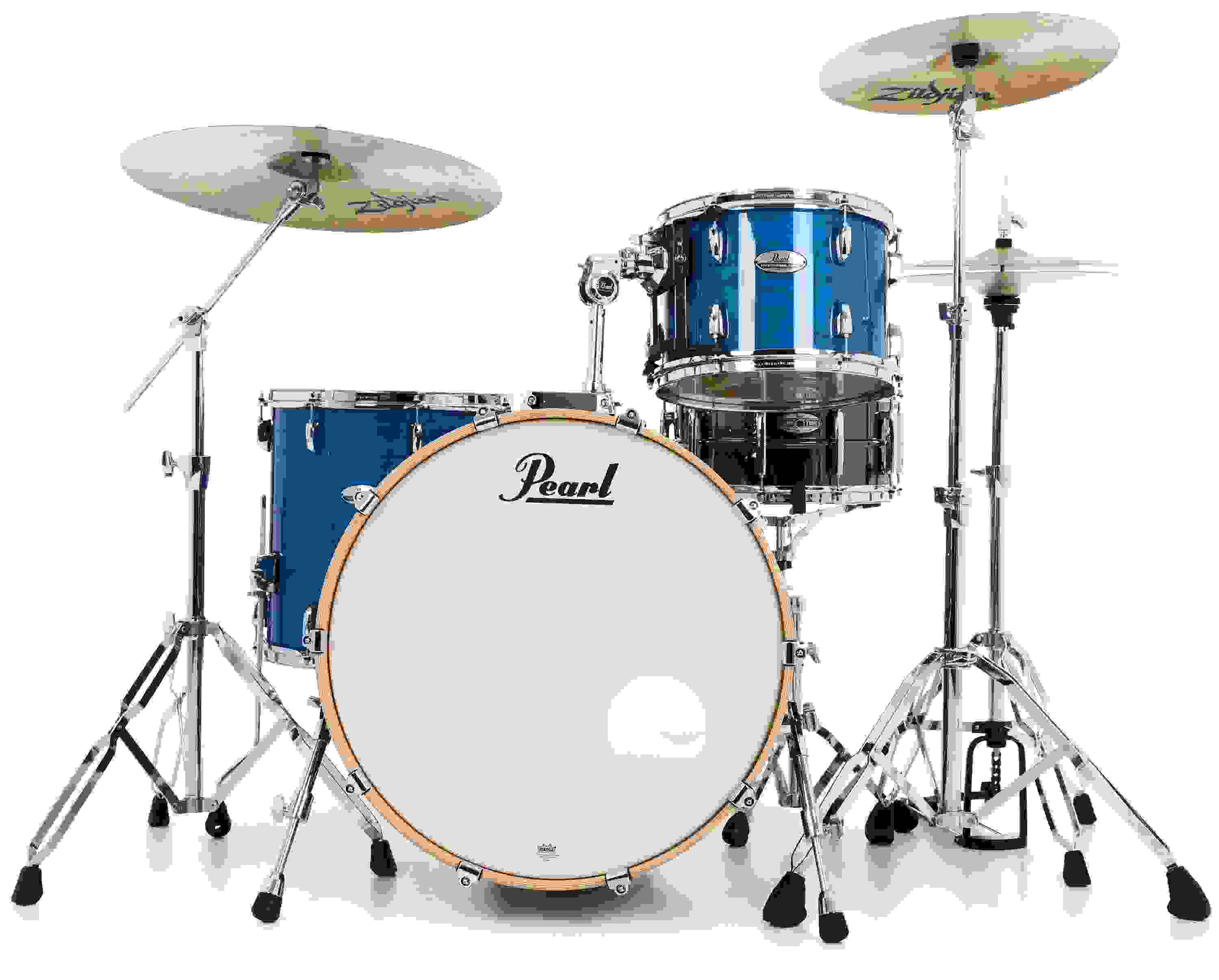 Pearl Professional Maple 3-piece Shell Pack - Sheer Blue | Sweetwater