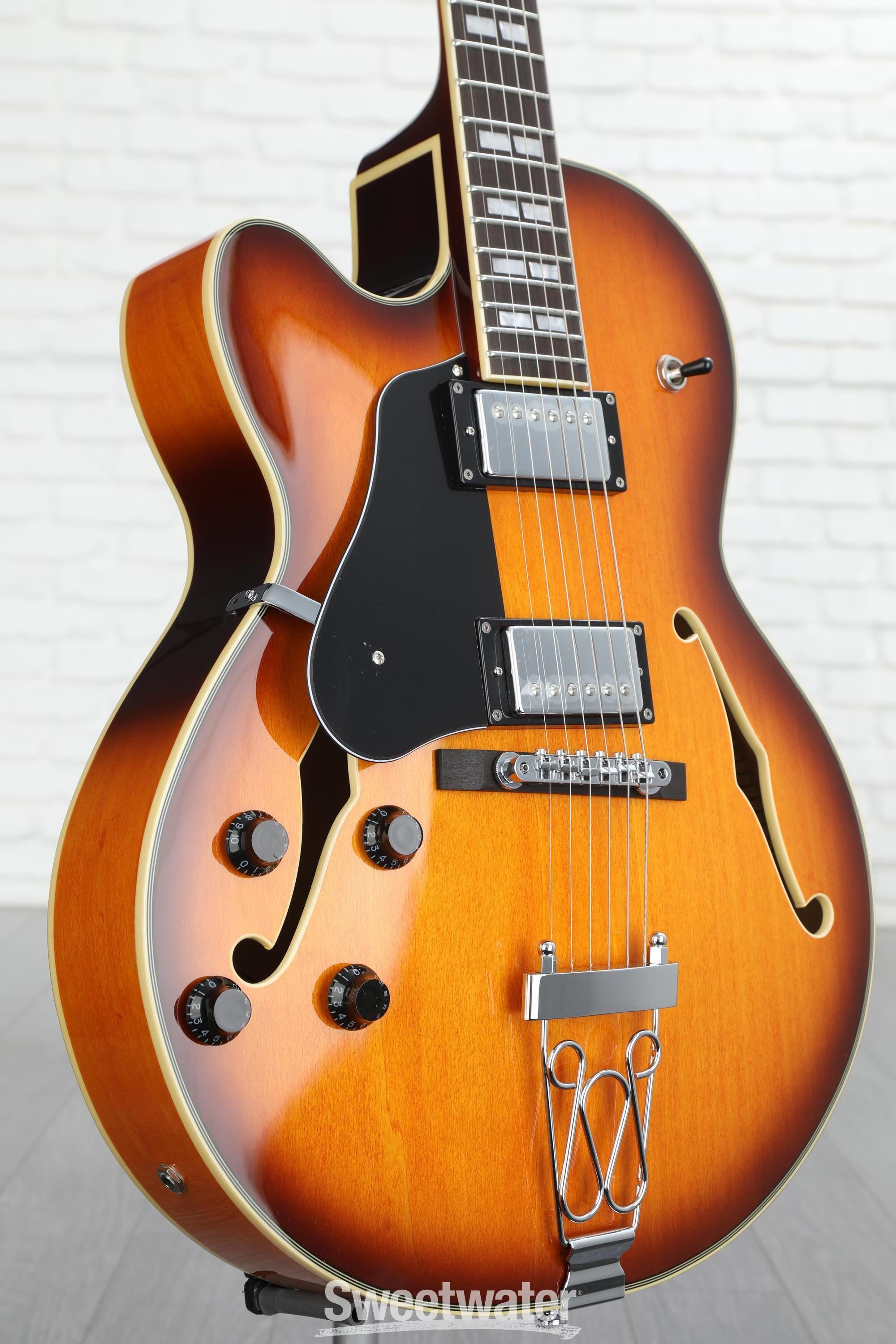 Sire Larry Carlton H7F Left-handed Hollowbody Electric Guitar - Tobacco ...