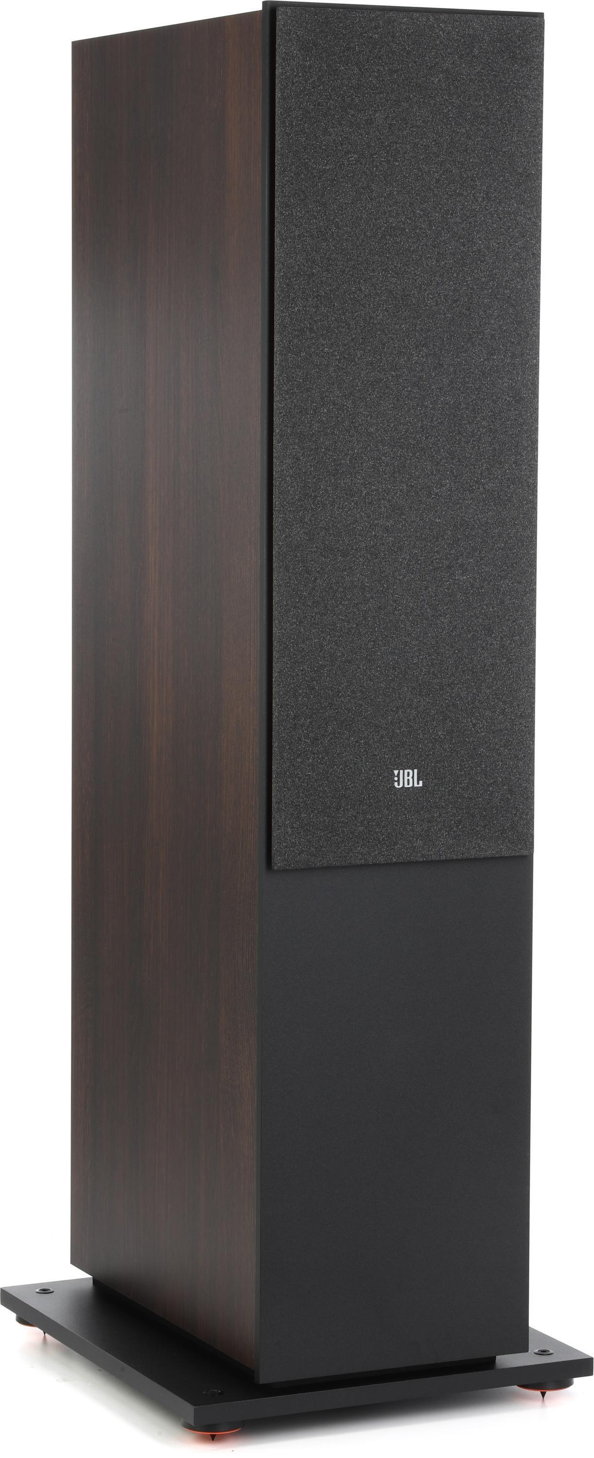 JBL Stage 280F 8-inch Floor-standing Loudspeaker - Espresso | Sweetwater