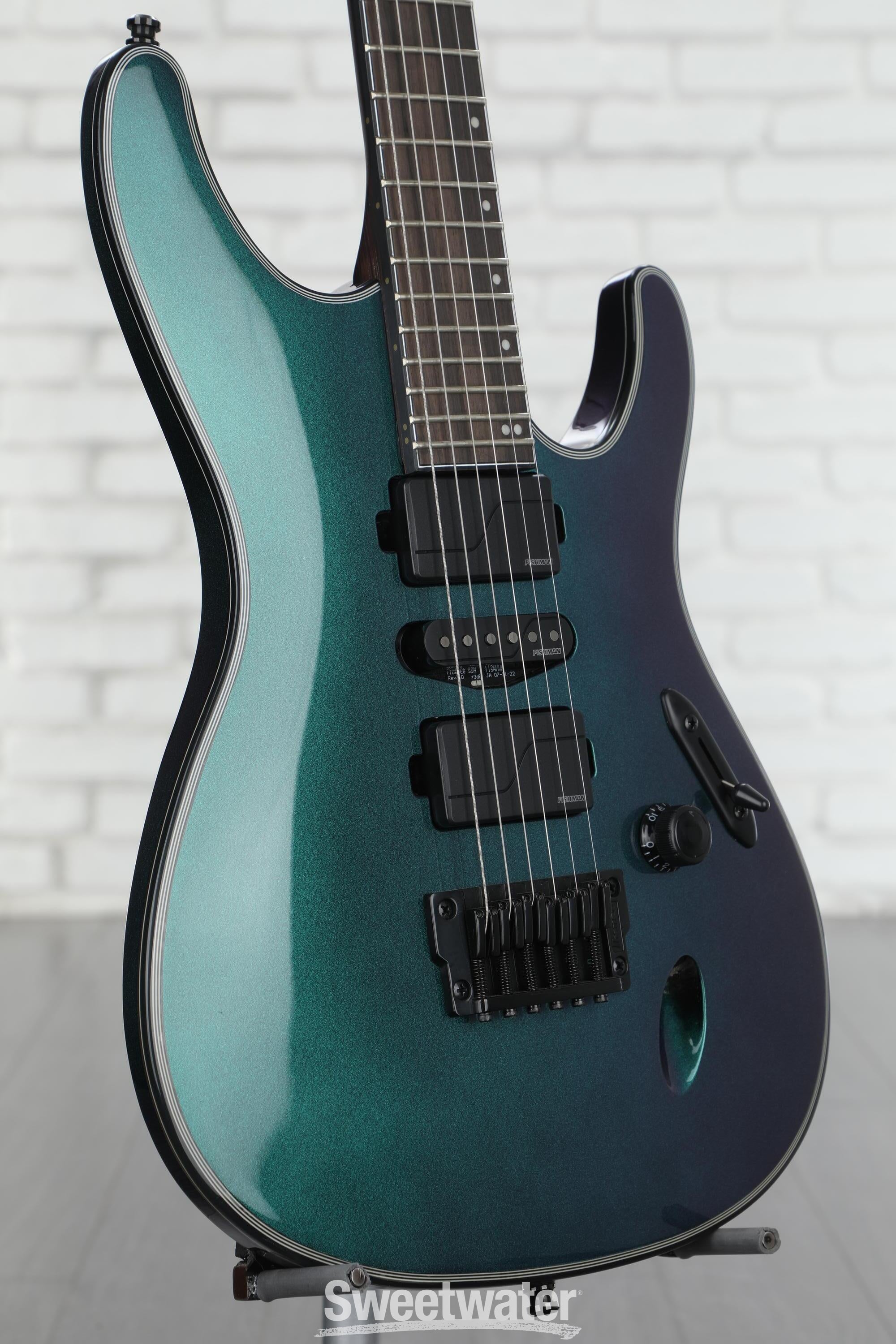 Ibanez Axion Label S671ALB - Blue Chameleon | Sweetwater