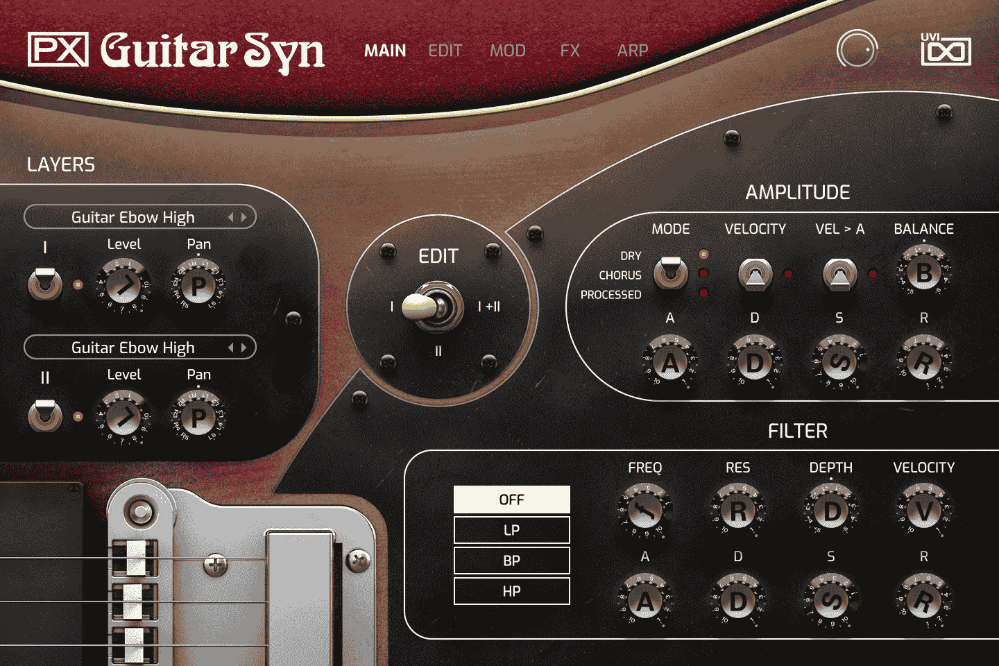 UVI PX Guitar Syn Synthesizer Software | Sweetwater