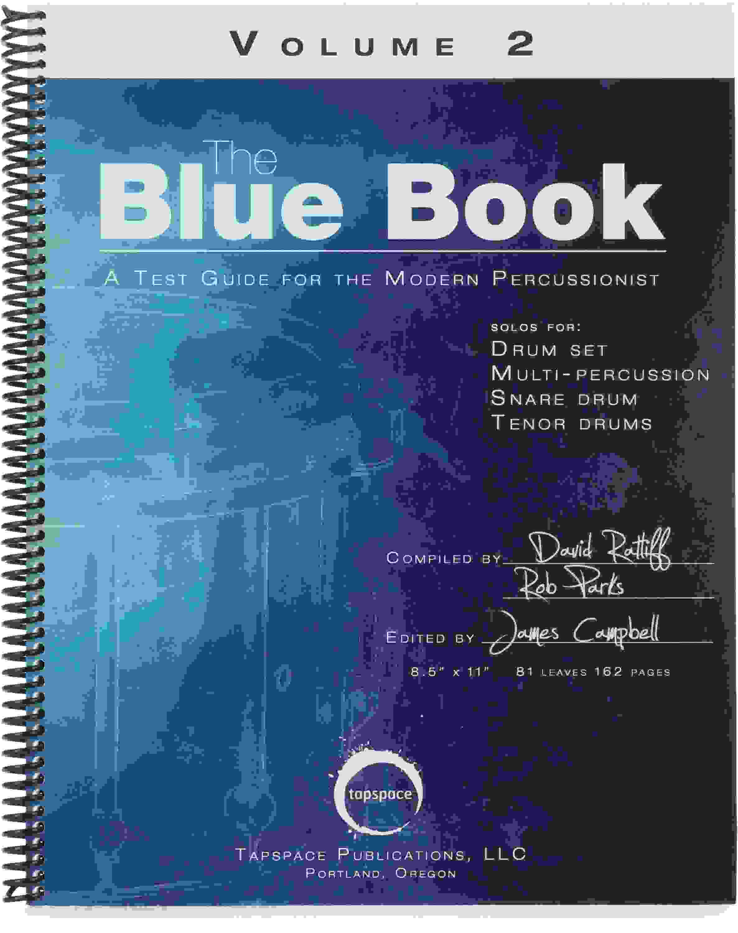 Tapspace The Blue Book Vol. 2 for Modern Percussion Learning Resource | Sweetwater