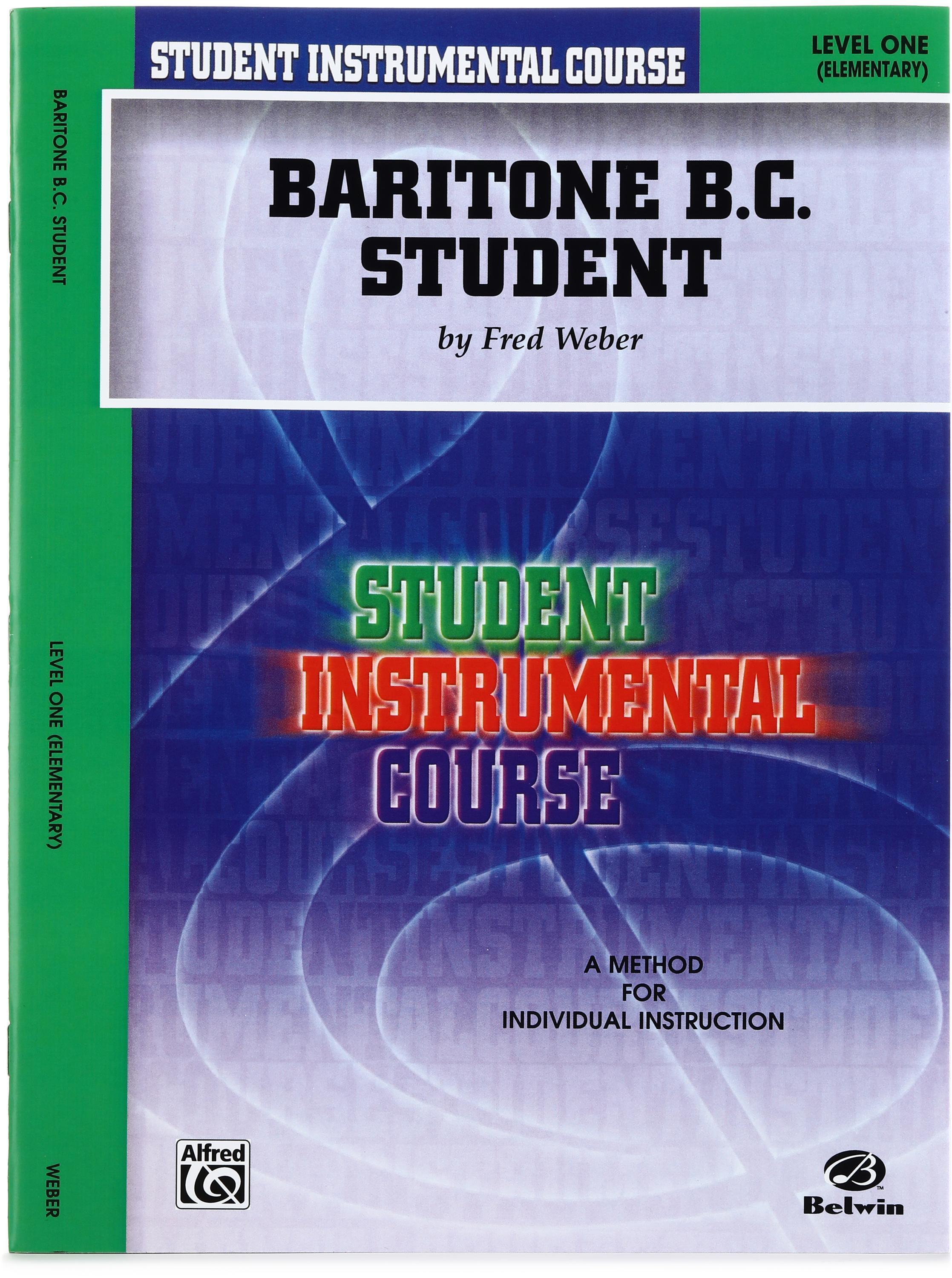 Alfred Student Instrumental Course - Baritone BC, Level 1 | Sweetwater