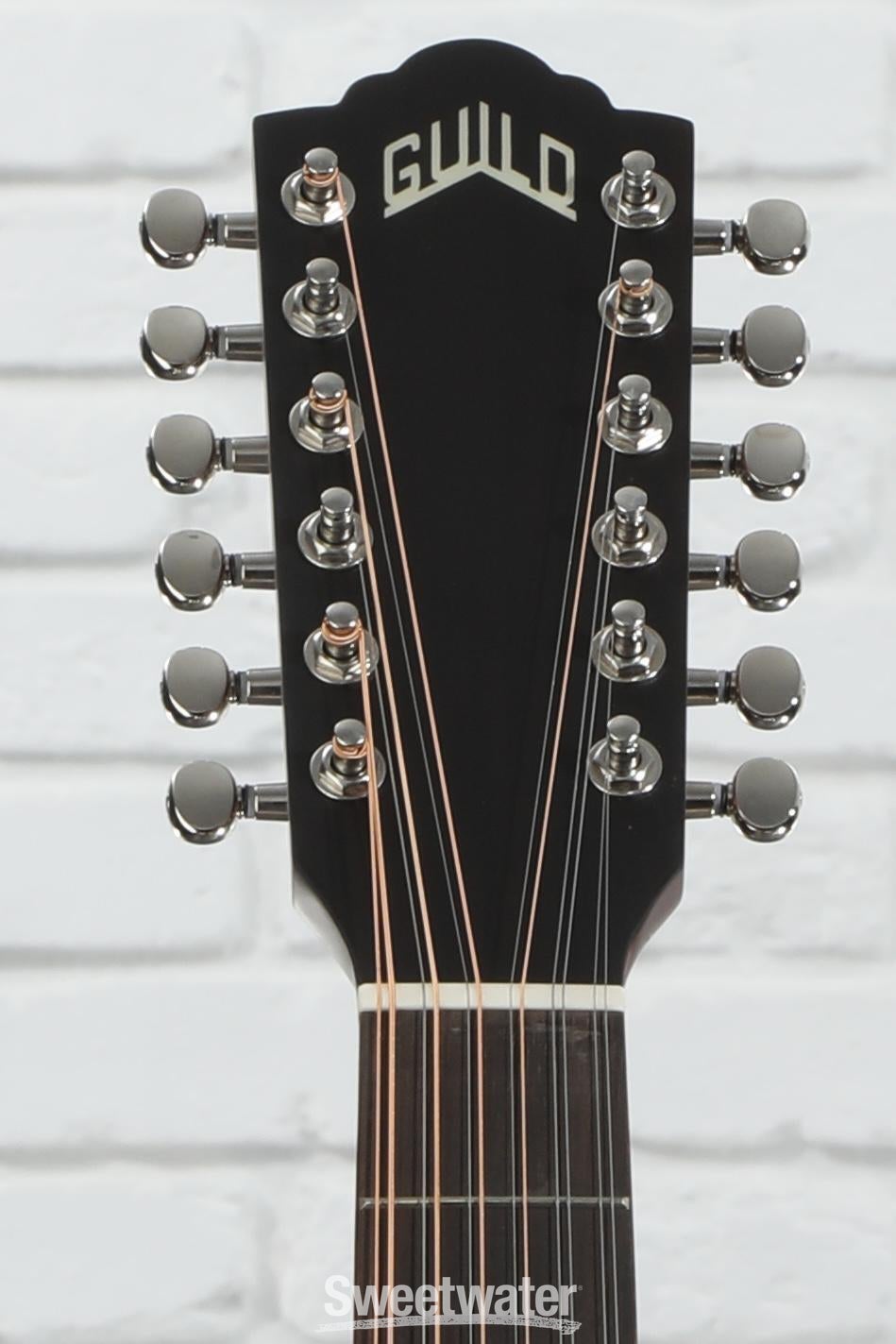 Guild F-2512E Maple, 12-String Acoustic-Electric Guitar - Blonde ...