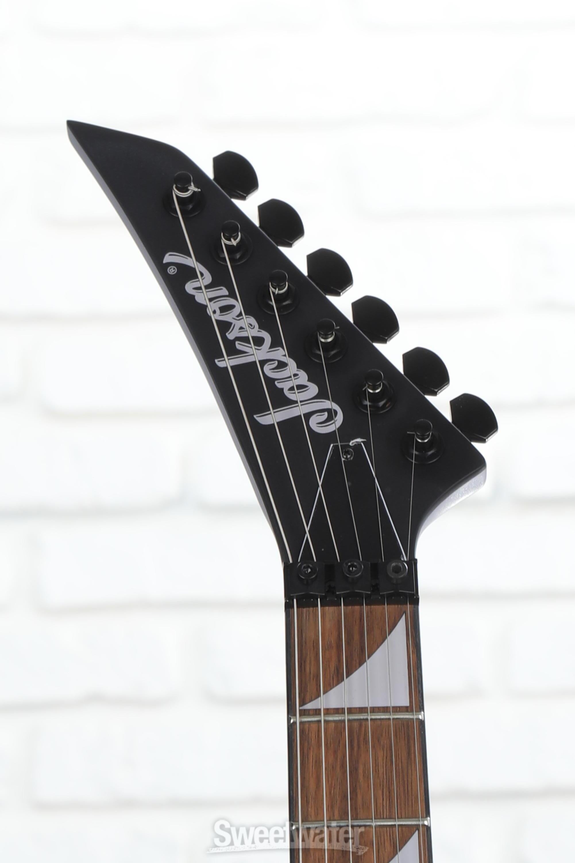 Jackson X Series Rhoads RRX24 - Battle Ship Gray with Black Bevels ...