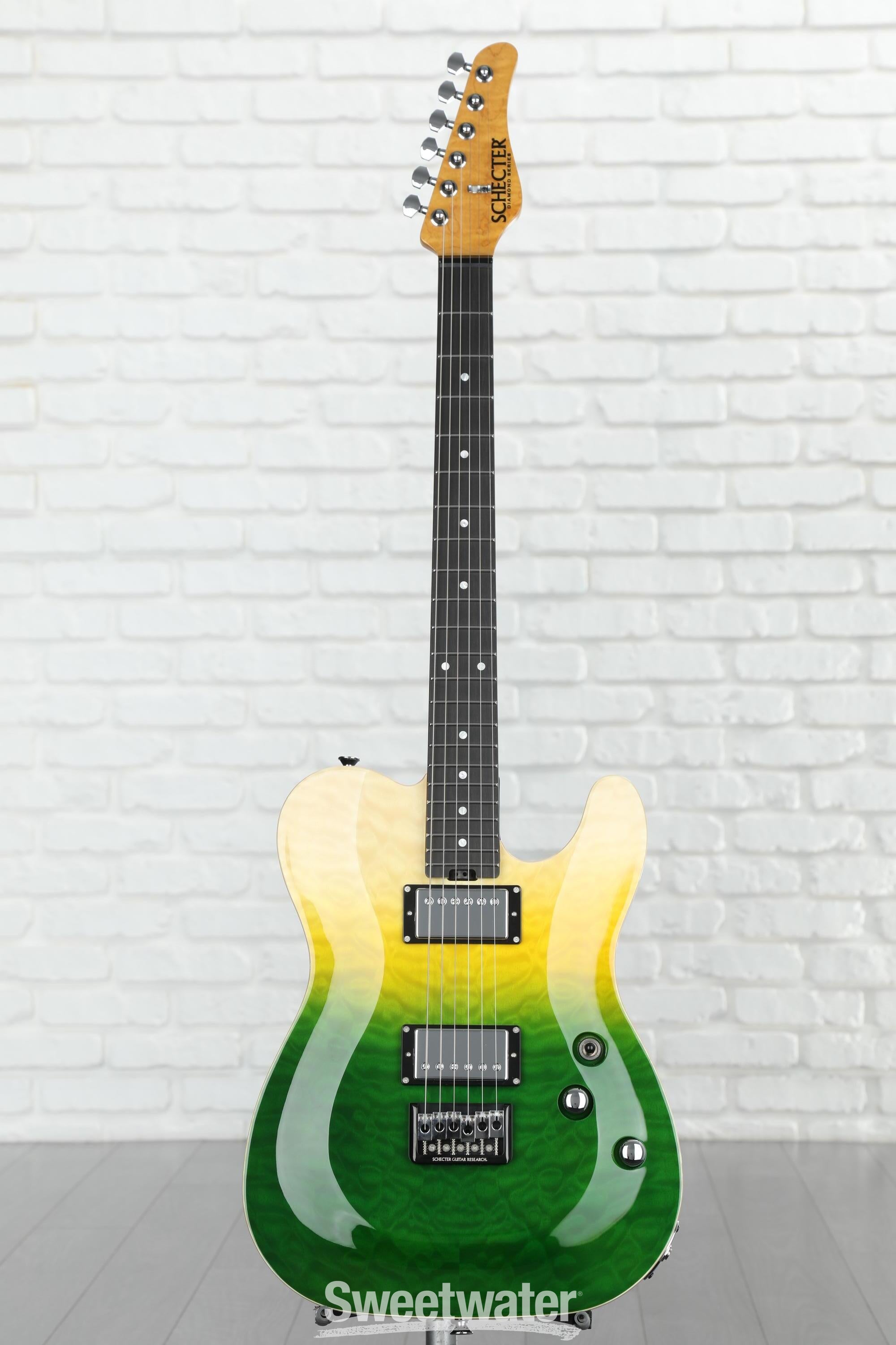 Schecter PT Classic Electric Guitar - Caribbean Fade Burst | Sweetwater