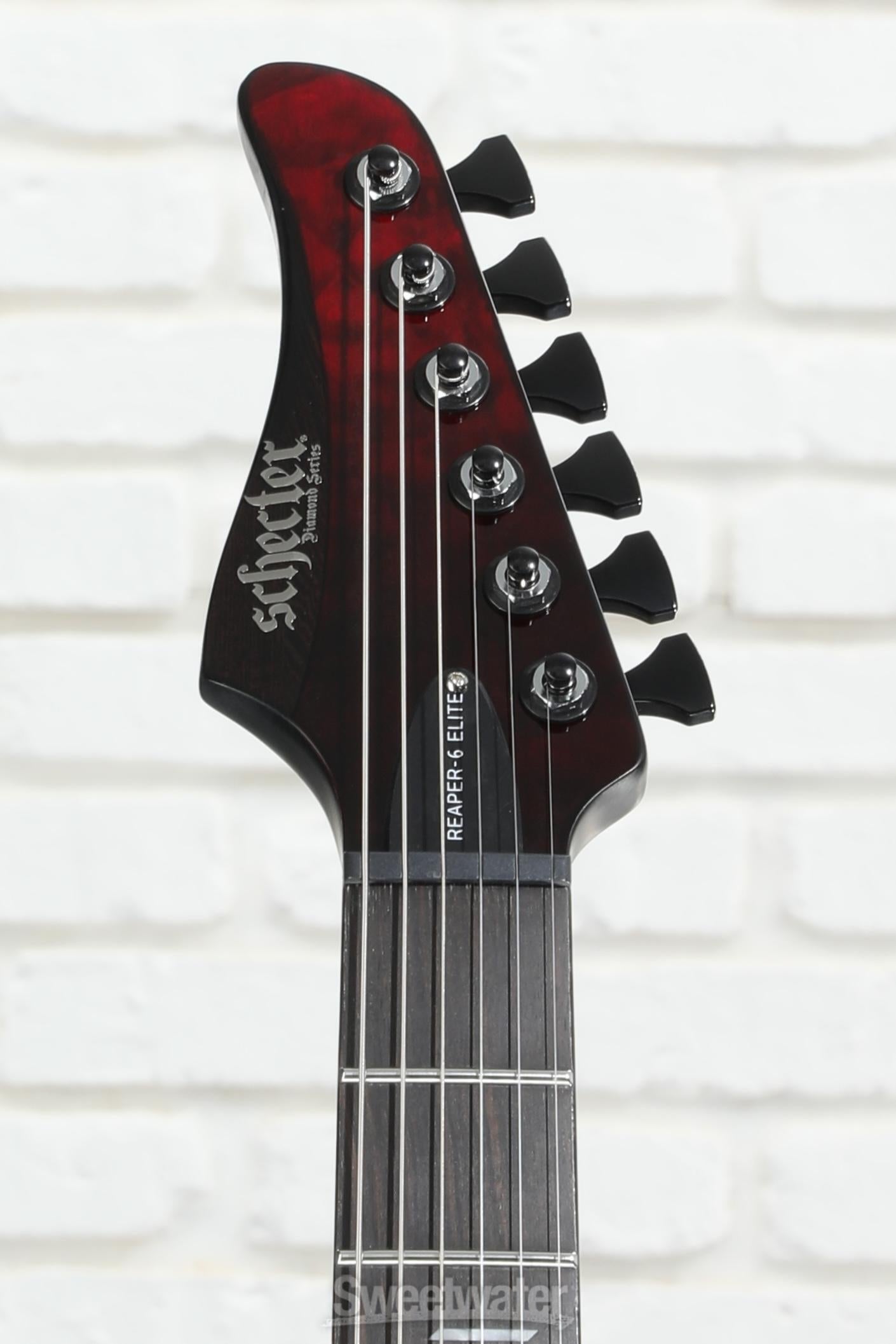 Schecter Reaper-6 Elite Electric Guitar - Blood Burst | Sweetwater