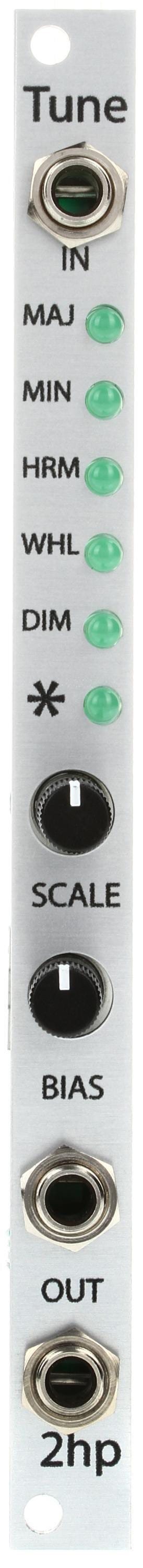 2HP Tune Eurorack Pitch Quantizer Module - Silver | Sweetwater