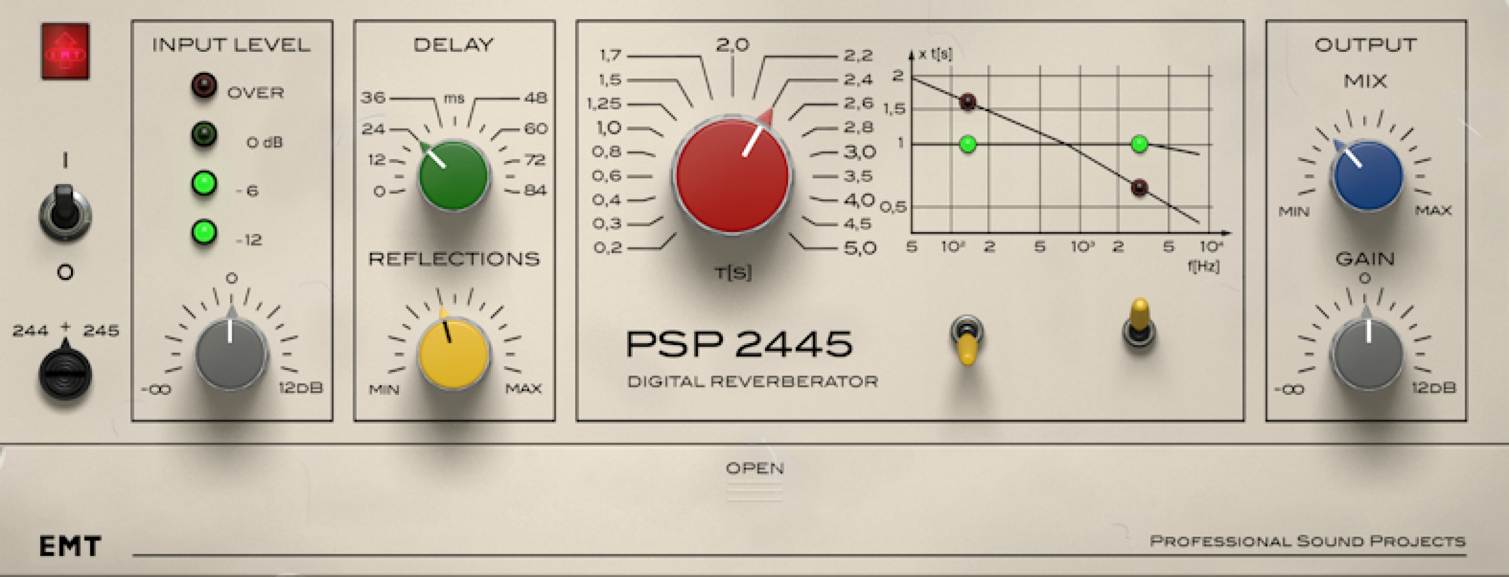 PSP Audioware 2445 EMT Vintage Reverb Processor Plug-in | Sweetwater
