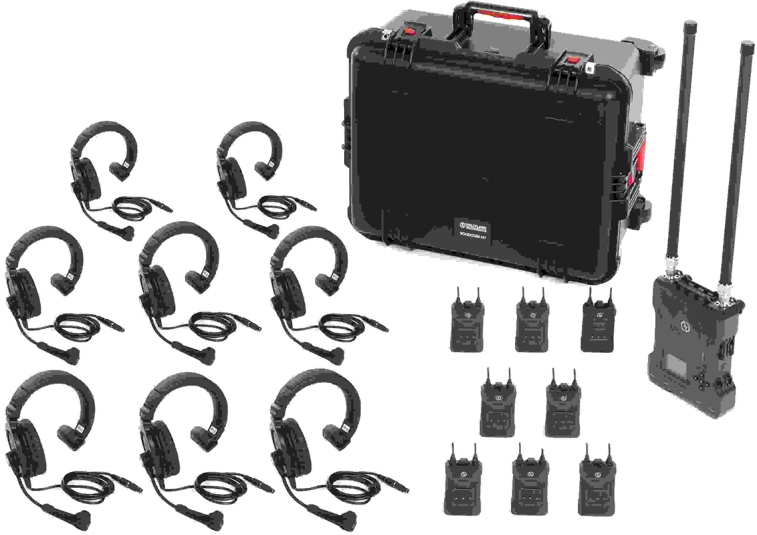 Hollyland Solidcom M1 Wireless Intercom System - 8 Beltpacks and Single ...