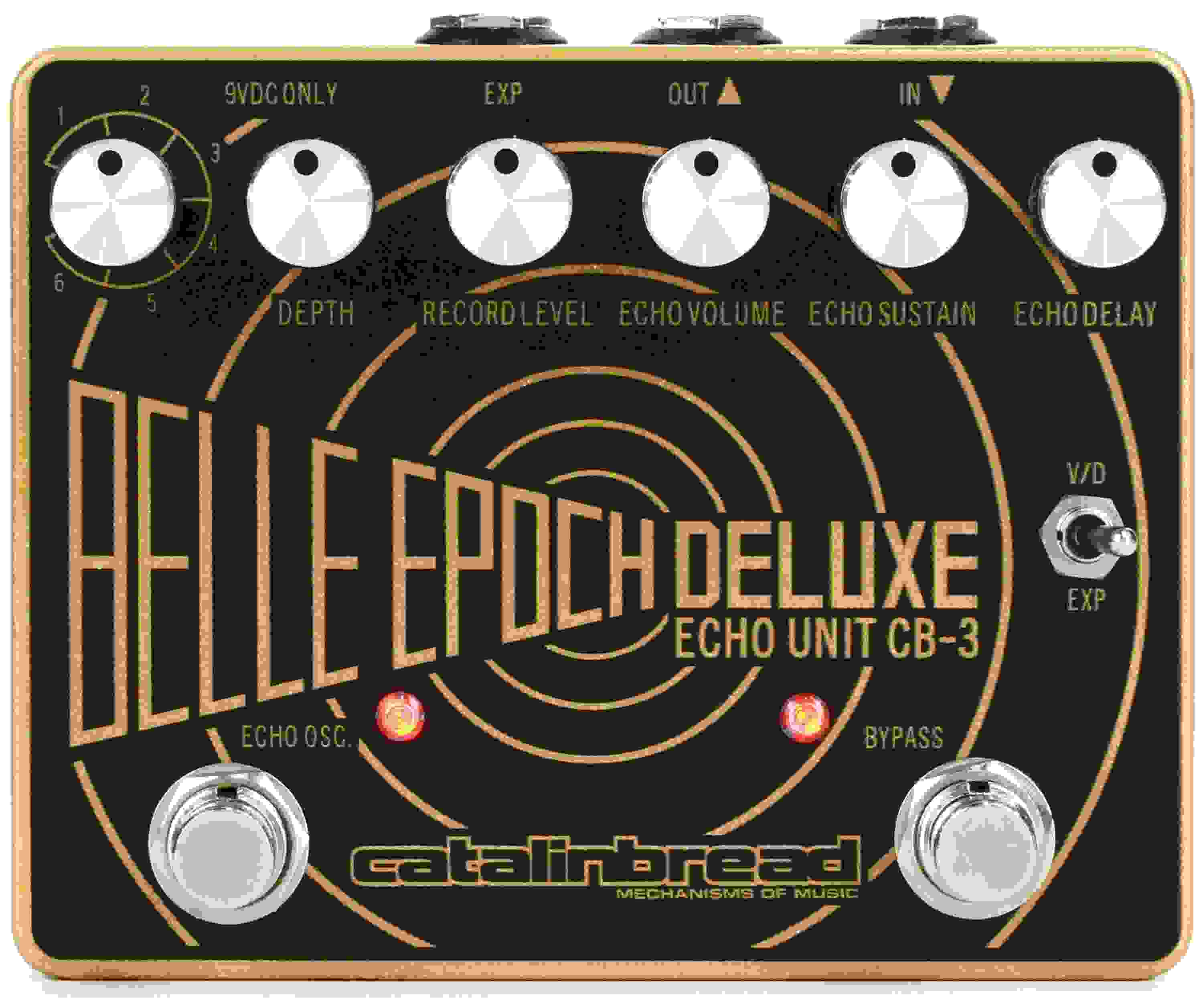 Catalinbread Belle Epoch Deluxe Tape Echo Pedal - Sweetwater Exclusive Gold