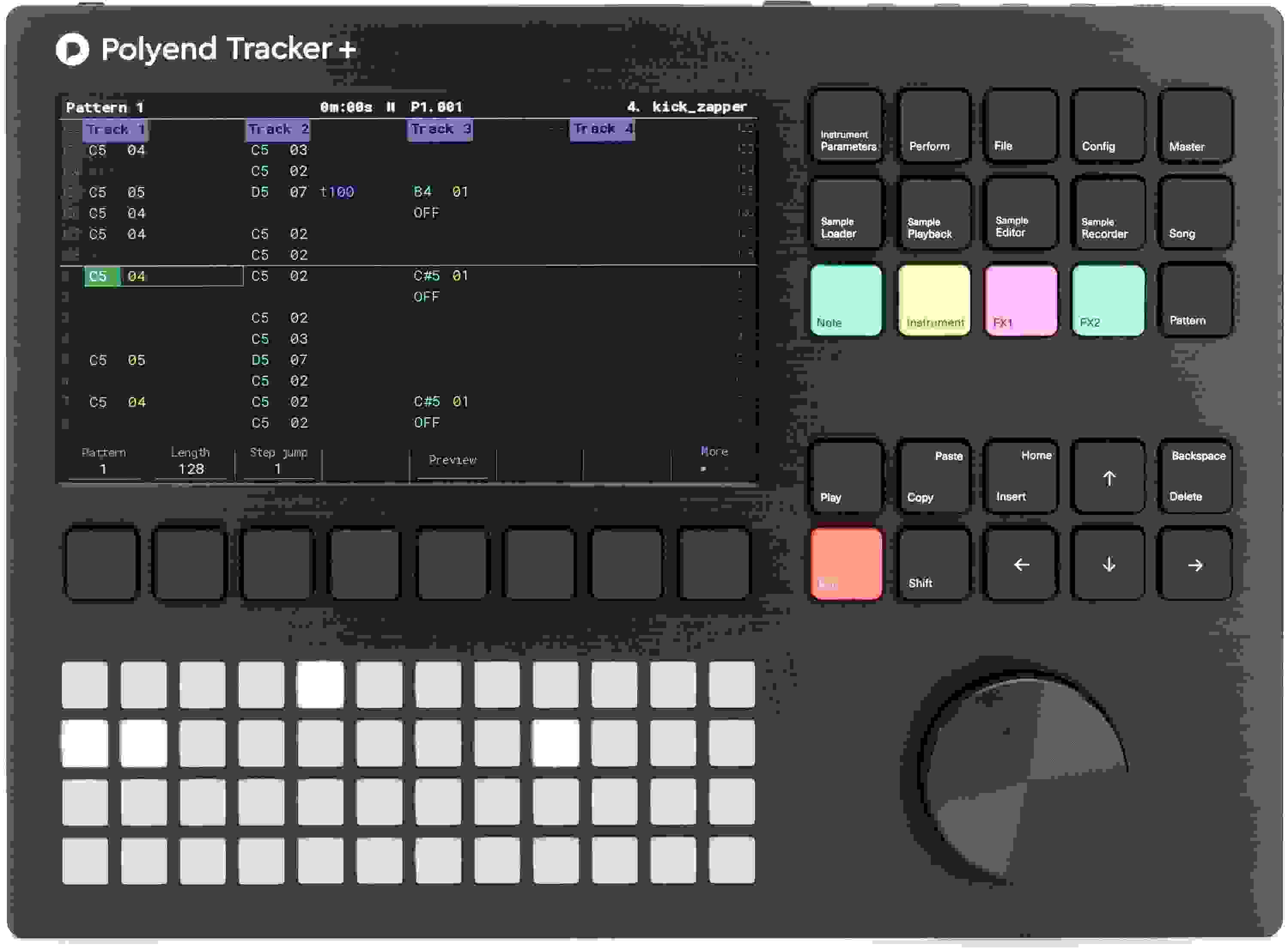 Polyend Tracker+ 16-track Stereo Sampler, Drum Machine, and Synthesizer | Sweetwater