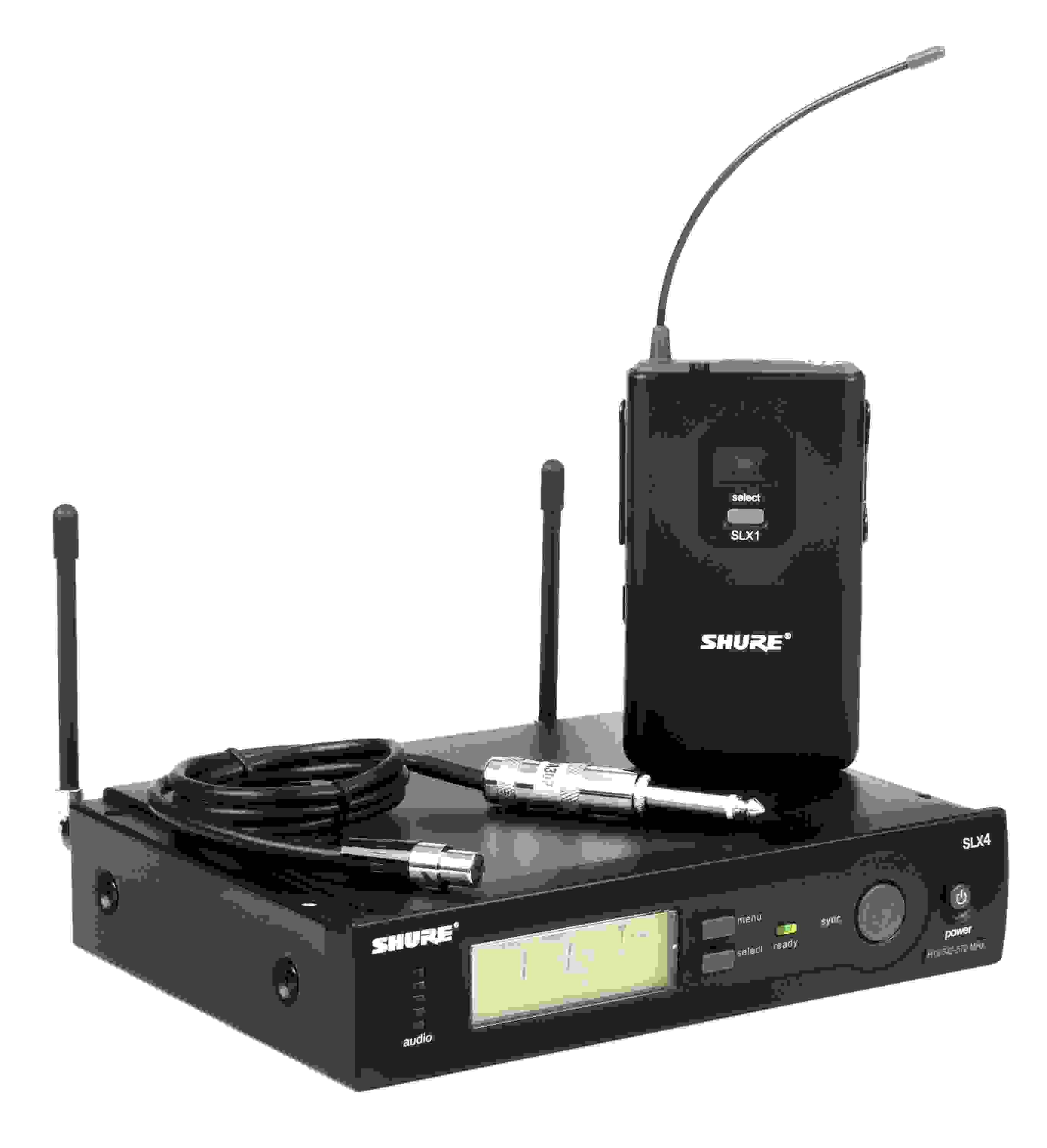 Shure SLX14 Wireless Guitar System - H19 Band | Sweetwater