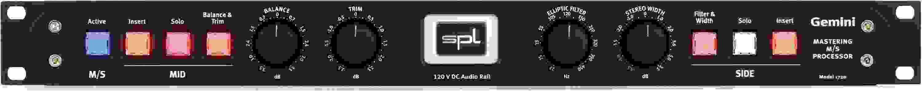 SPL Gemini Mastering M/S Processor - Black | Sweetwater