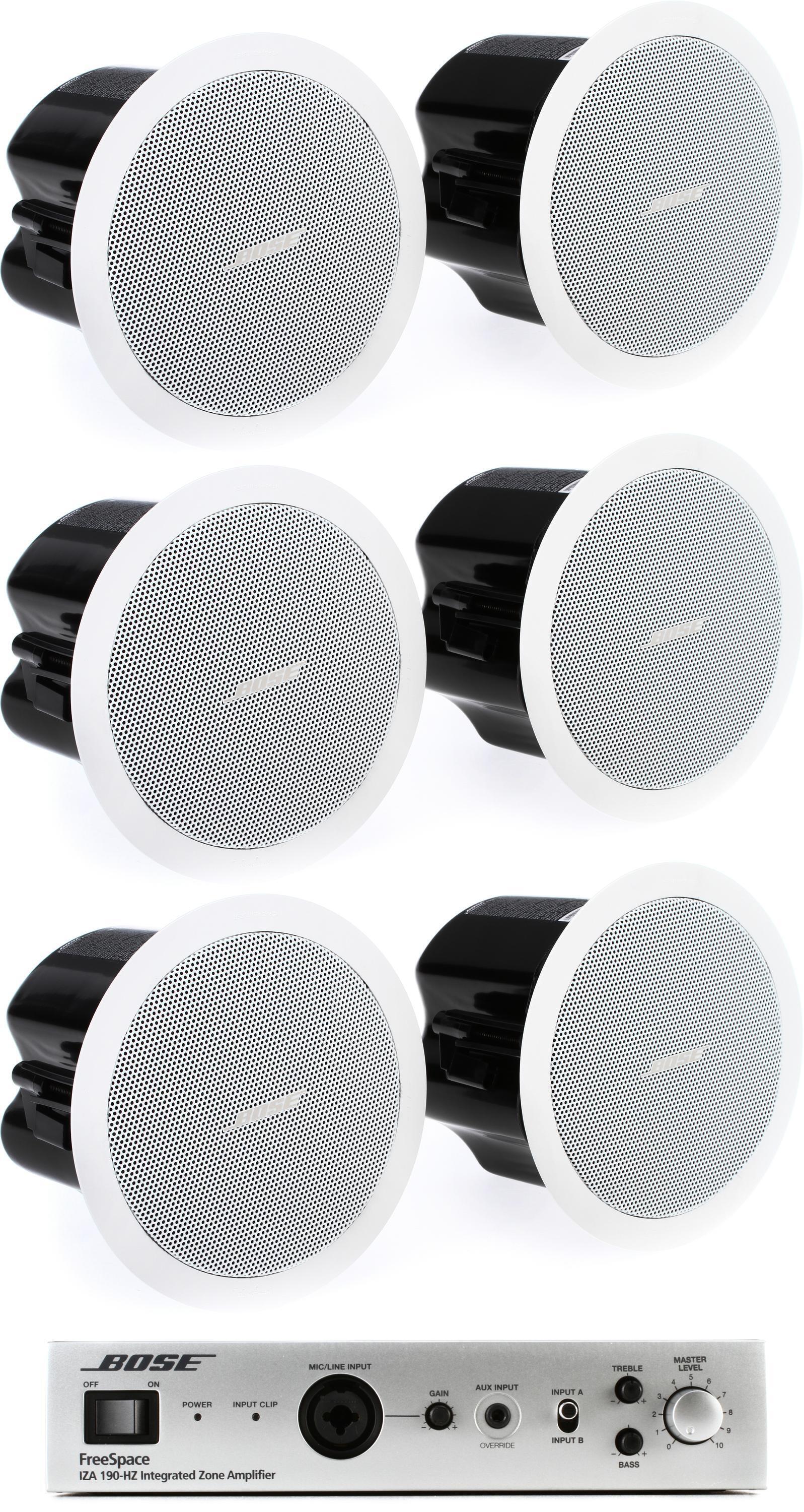 Bose Professional AudioPack Pro C6 120-volt In-ceiling Loudspeaker Pack ...
