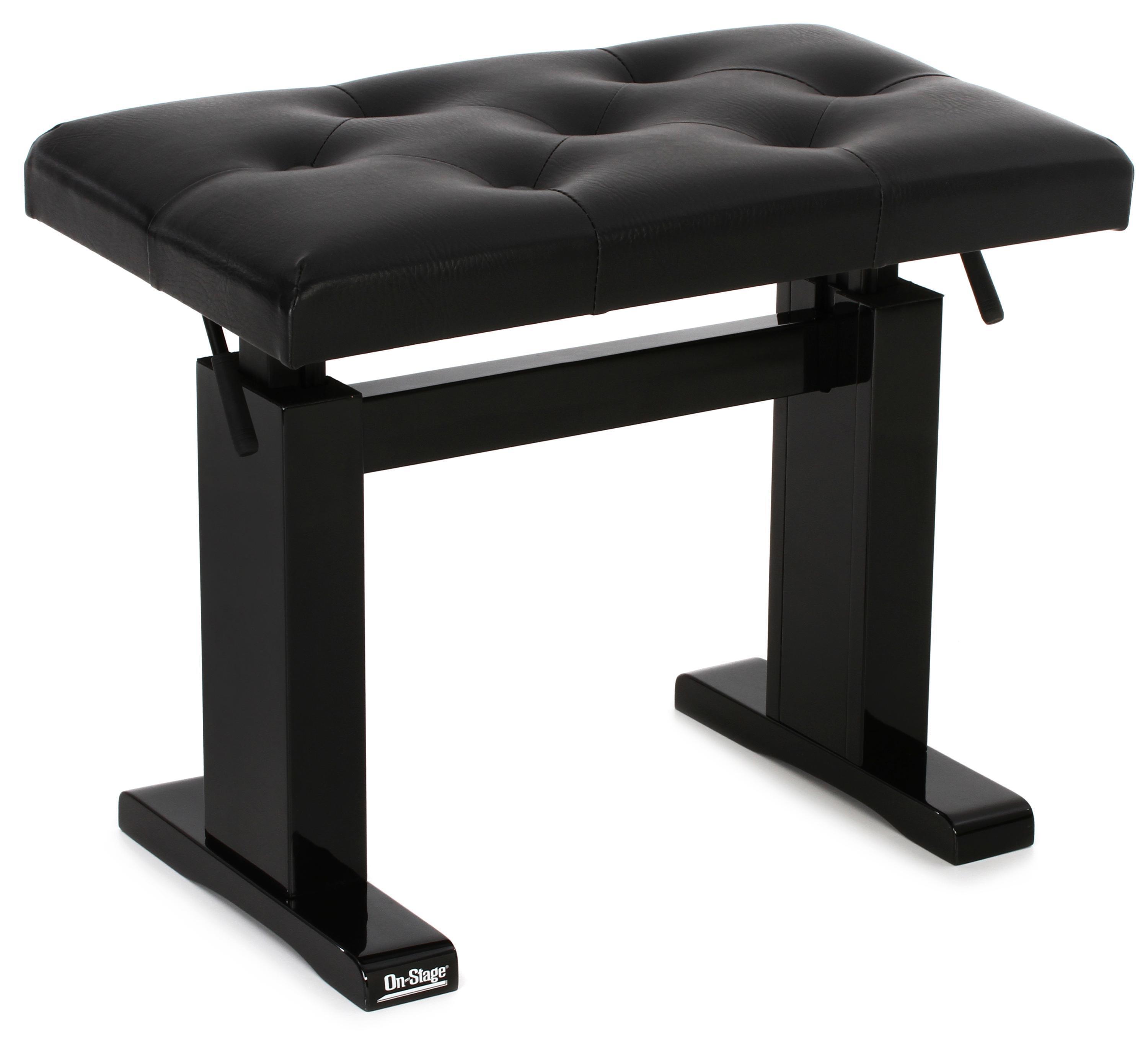 On-Stage KB9503B Adjustable Height Piano Bench | Sweetwater
