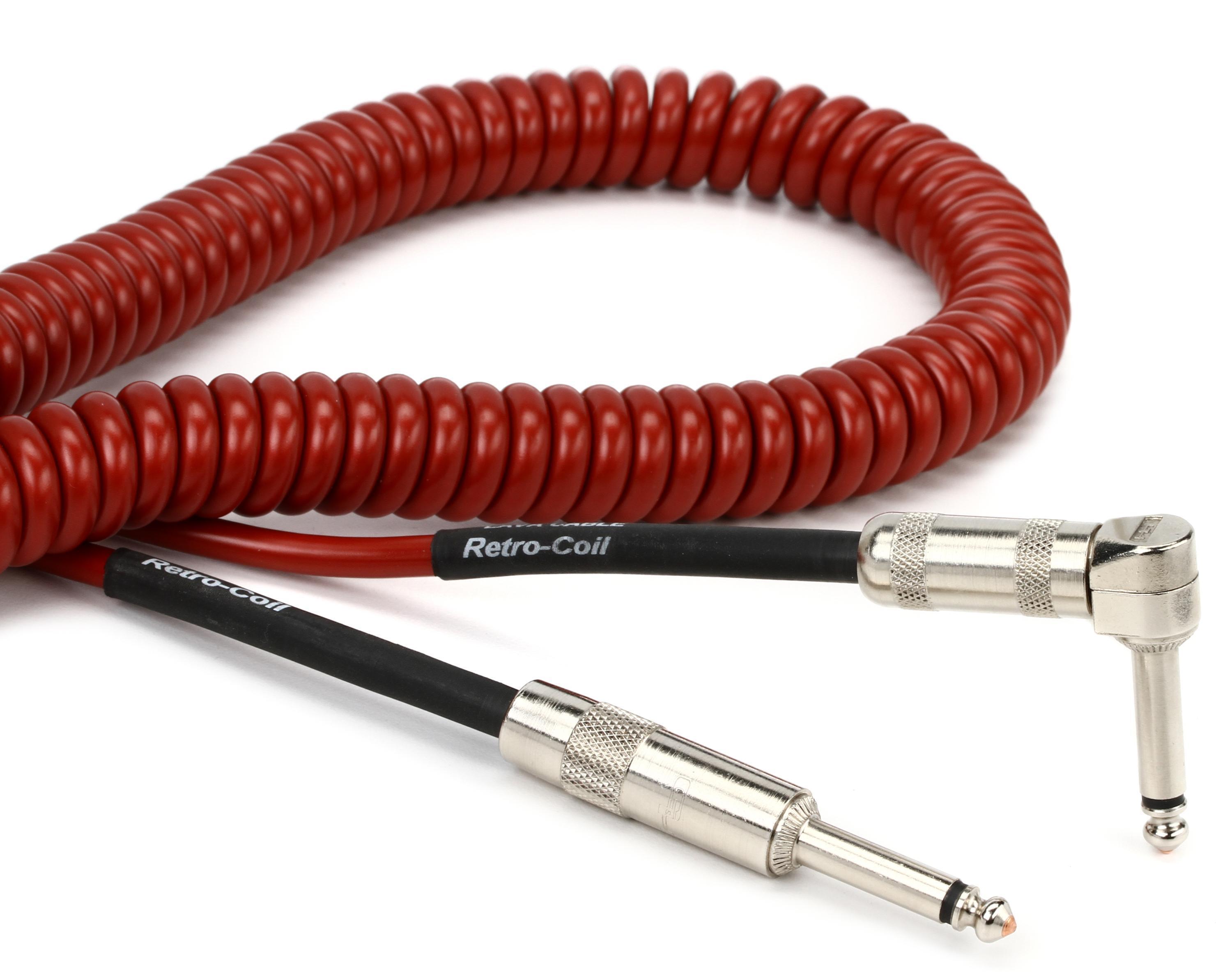 Lava Cable LCRCRMR Retro Coil Straight to Right Angle Instrument Cable ...