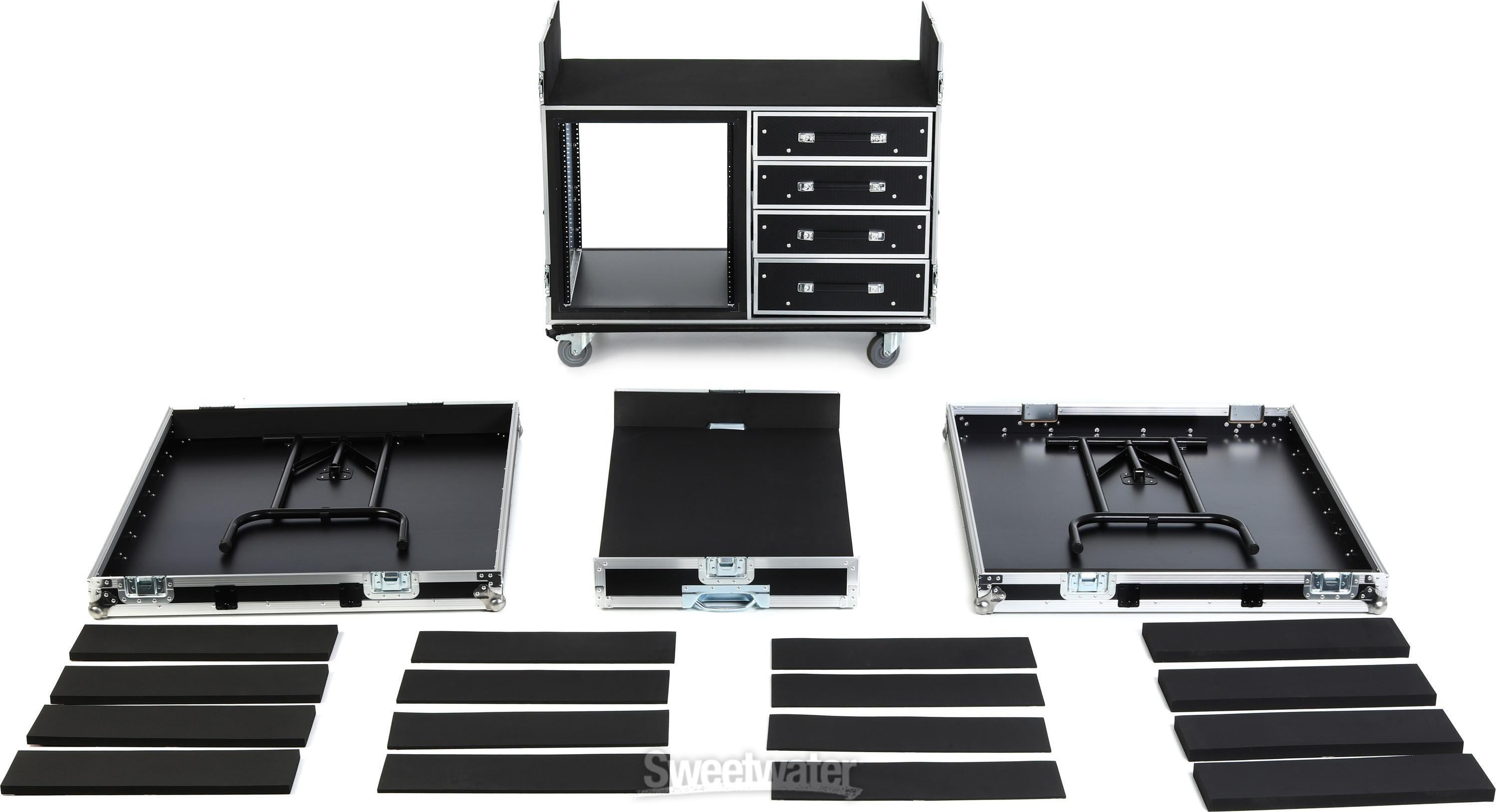 ProX Mixing Console Workstation with with Dual Side Tables ProX Mixing Console Workstation with with Dual Side Tables