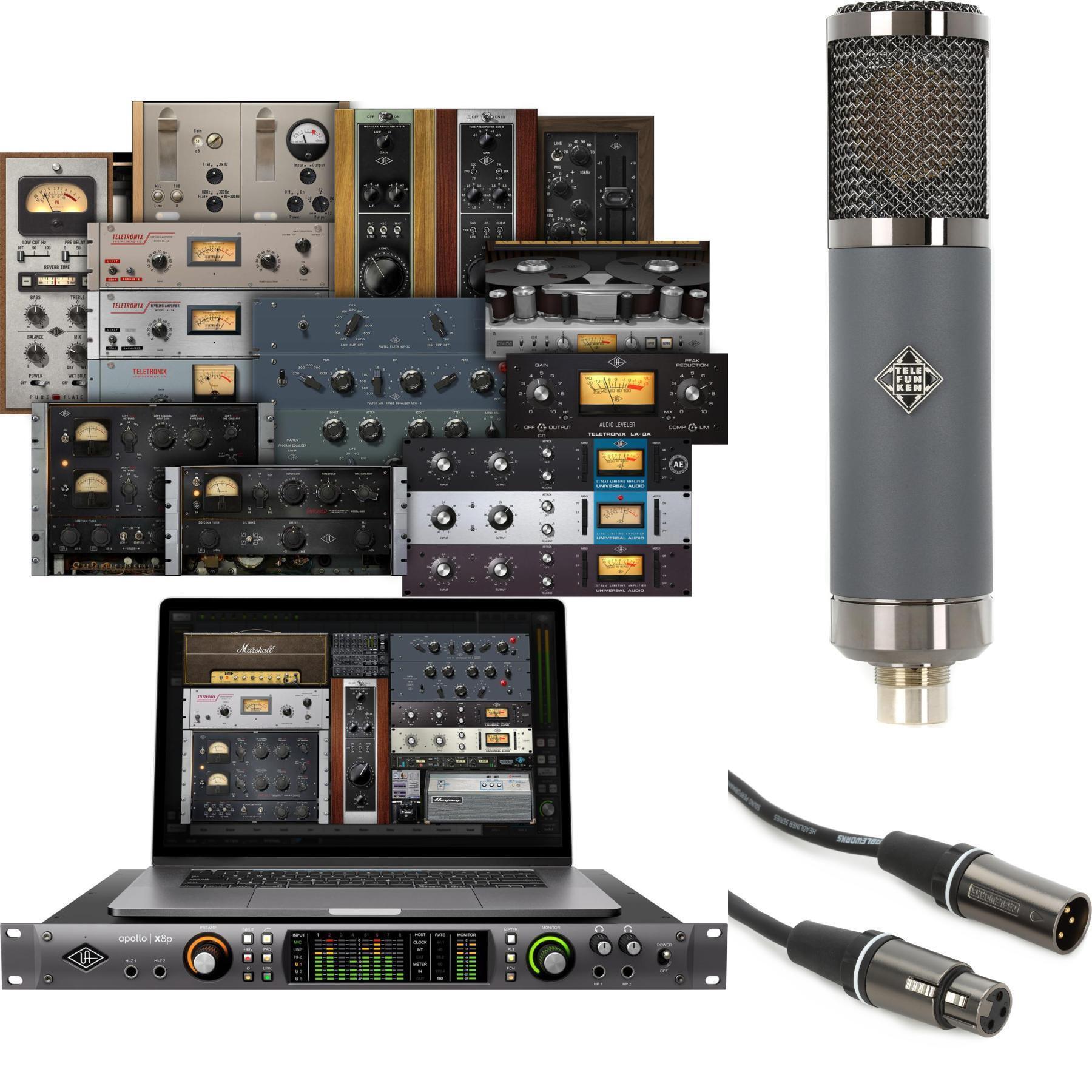 Universal Audio Apollo x8p Heritage Edition 16 x 22 Thunderbolt 3 Audio ...