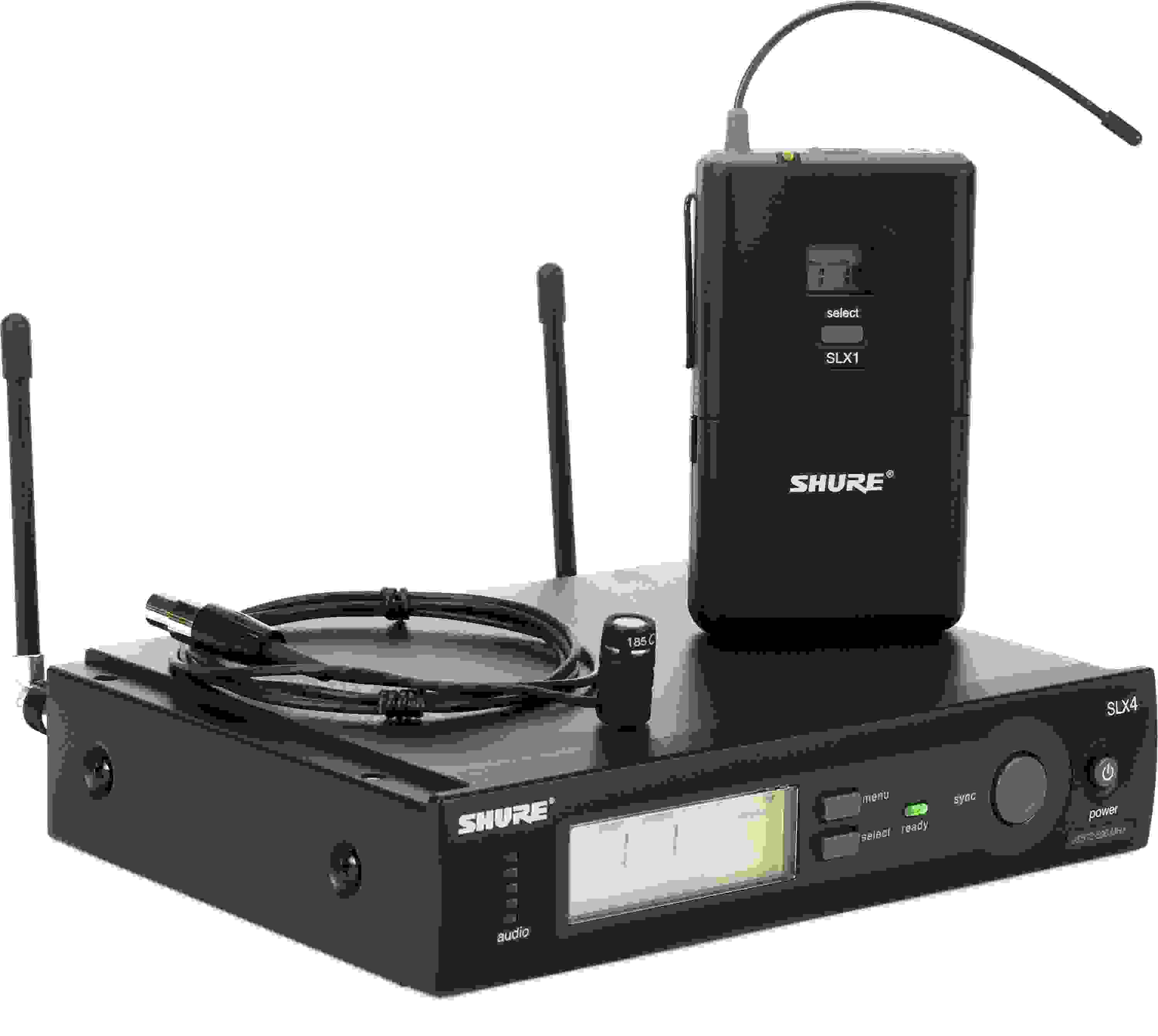 Shure SLX14/85 Wireless Lavalier Microphone System - J3 Band | Sweetwater