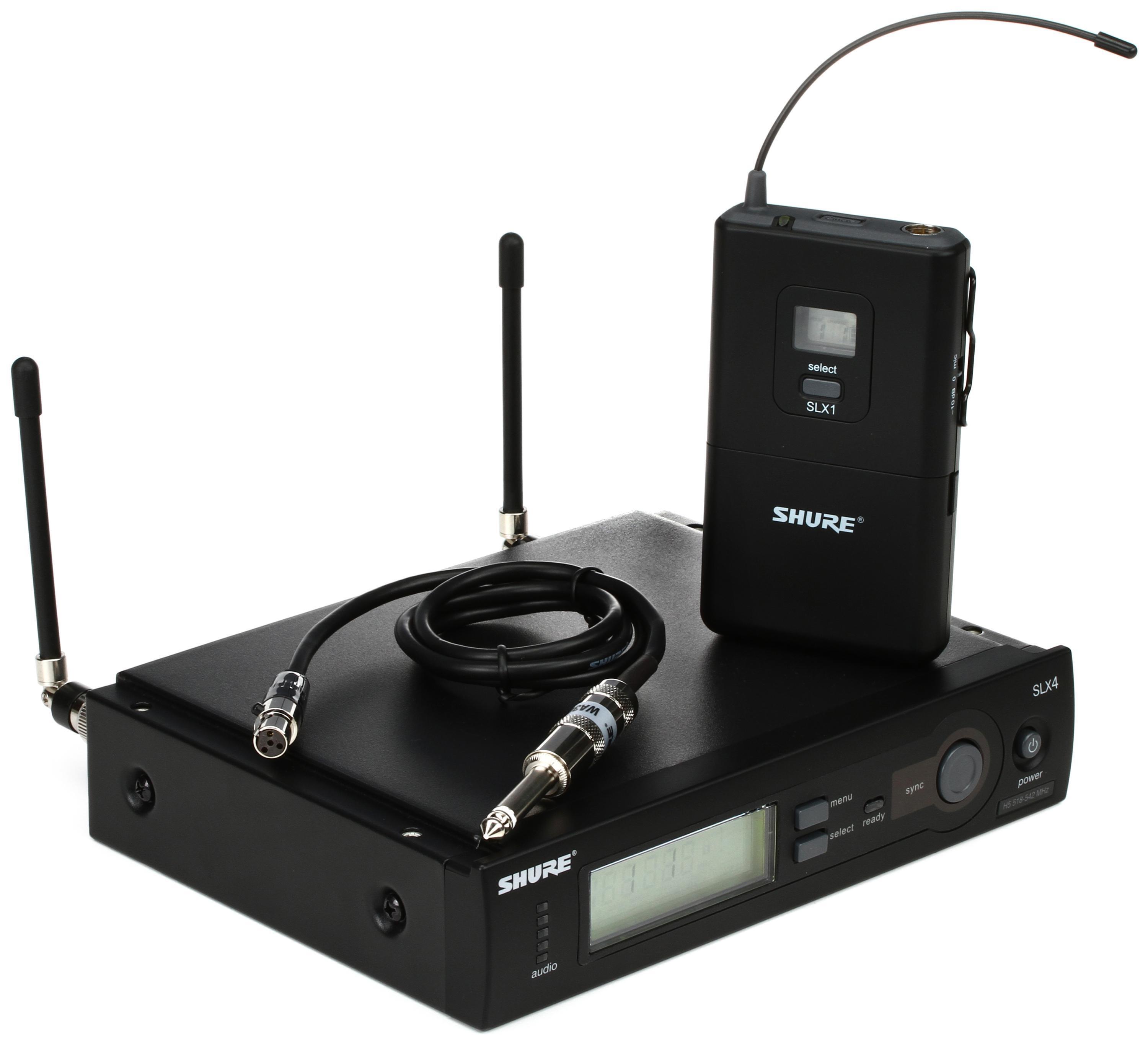 Shure SLX14 Wireless Guitar System - H5 Band | Sweetwater