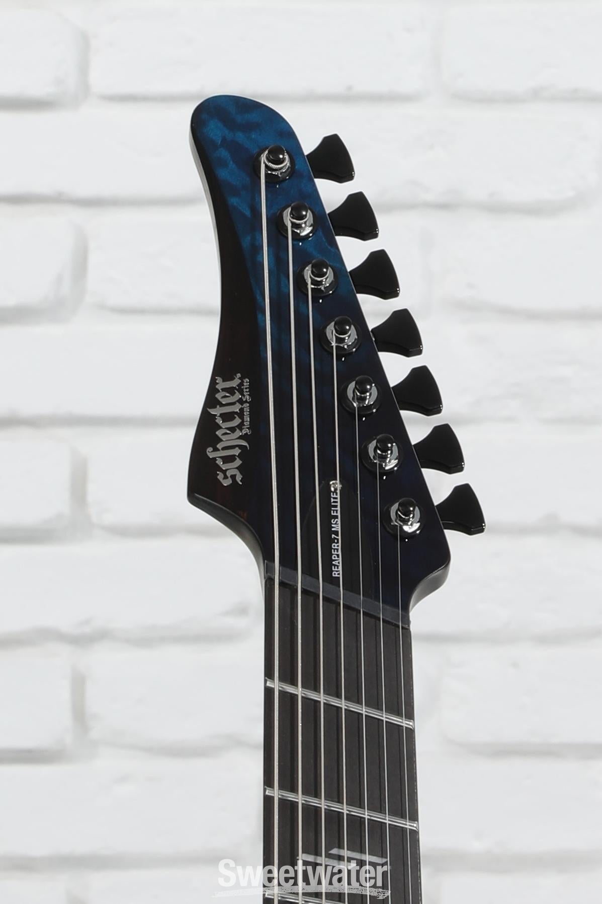 Schecter Reaper-7 Elite Multi-scale 7-string Electric Guitar - Deep ...