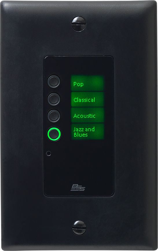 BSS EC-4B Ethernet Controller with 4 Buttons - Black | Sweetwater