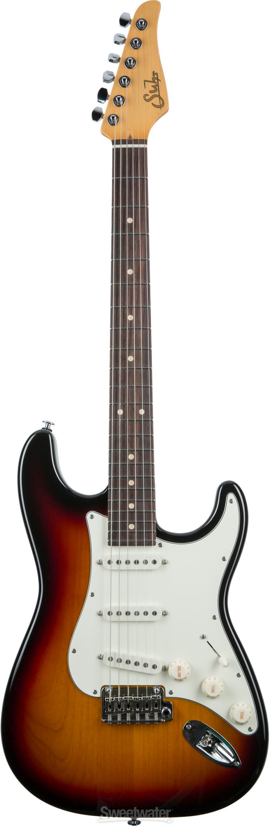 Suhr Classic S SSS Electric Guitar - 3-tone Burst | Sweetwater