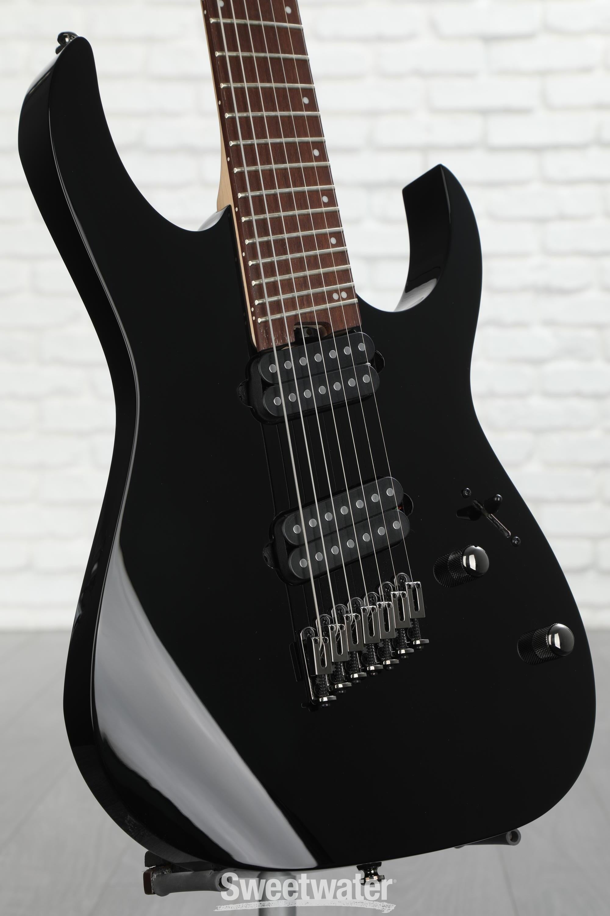 Ibanez RGMS7 7-string Electric Guitar - Black | Sweetwater