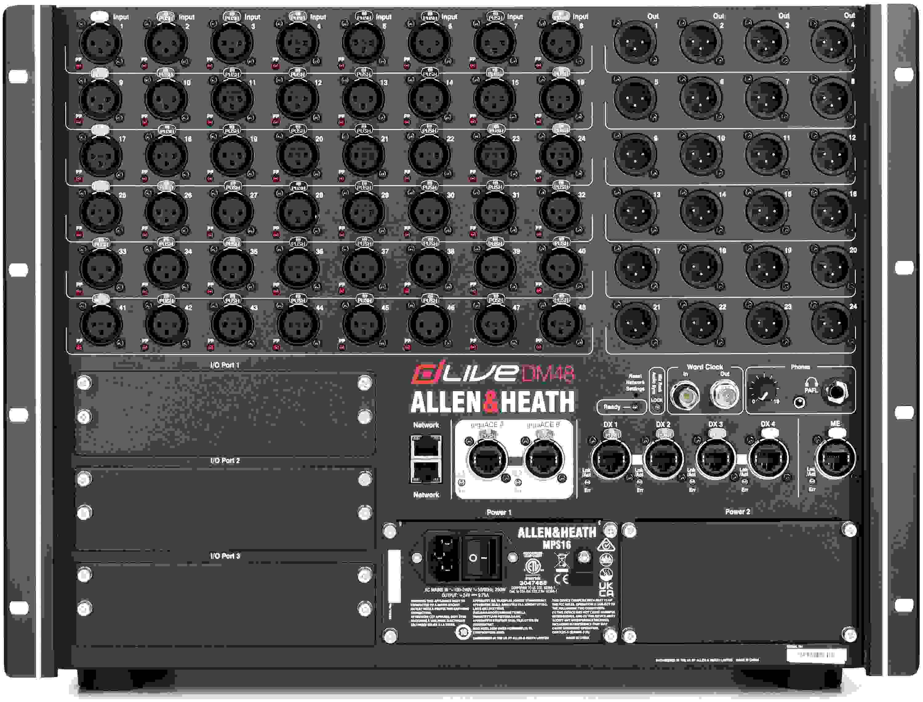 Allen & Heath dLive DM48 48-input MixRack | Sweetwater