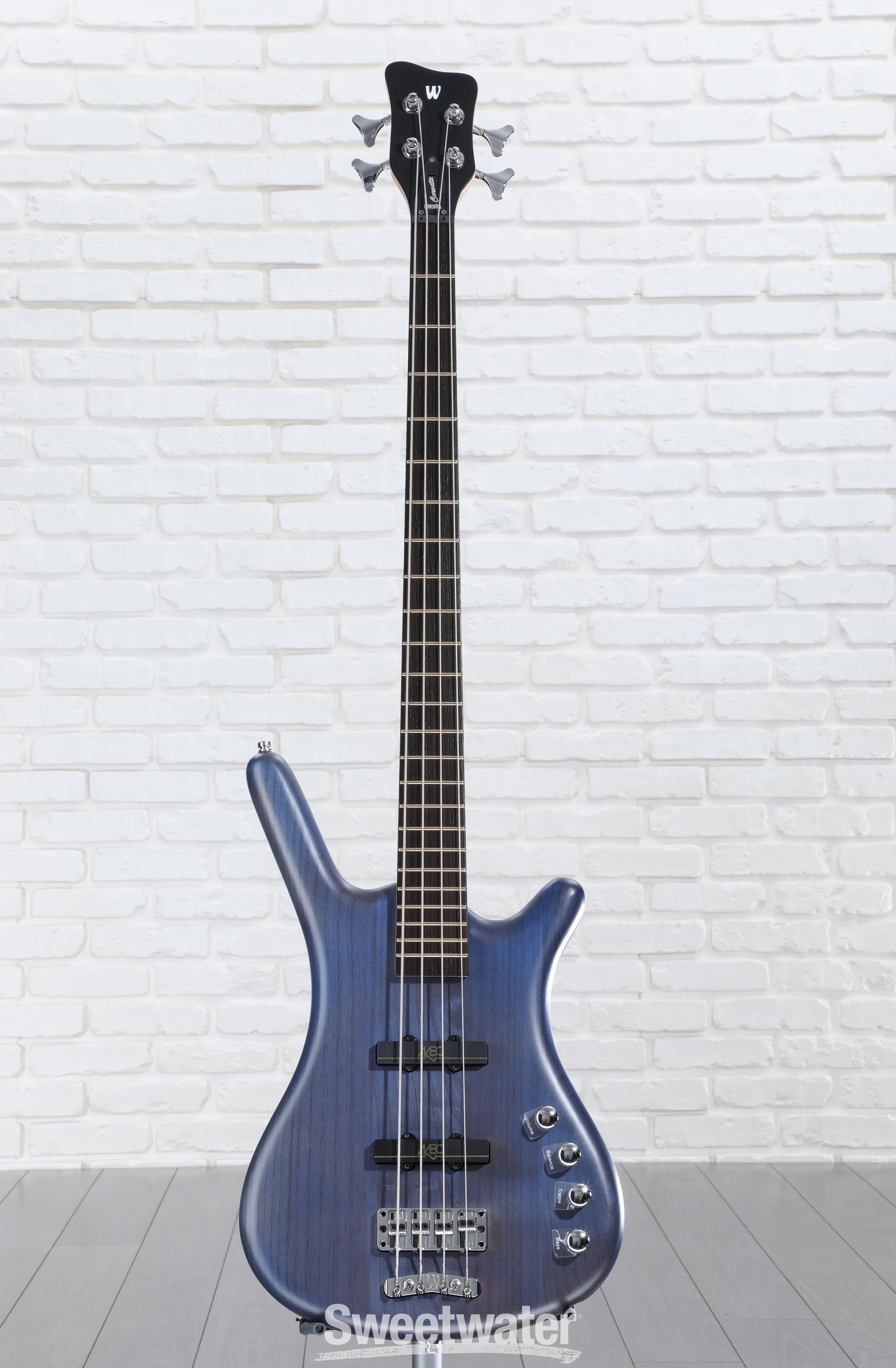 Warwick RockBass Corvette Basic Bass Guitar - Ocean Blue | Sweetwater