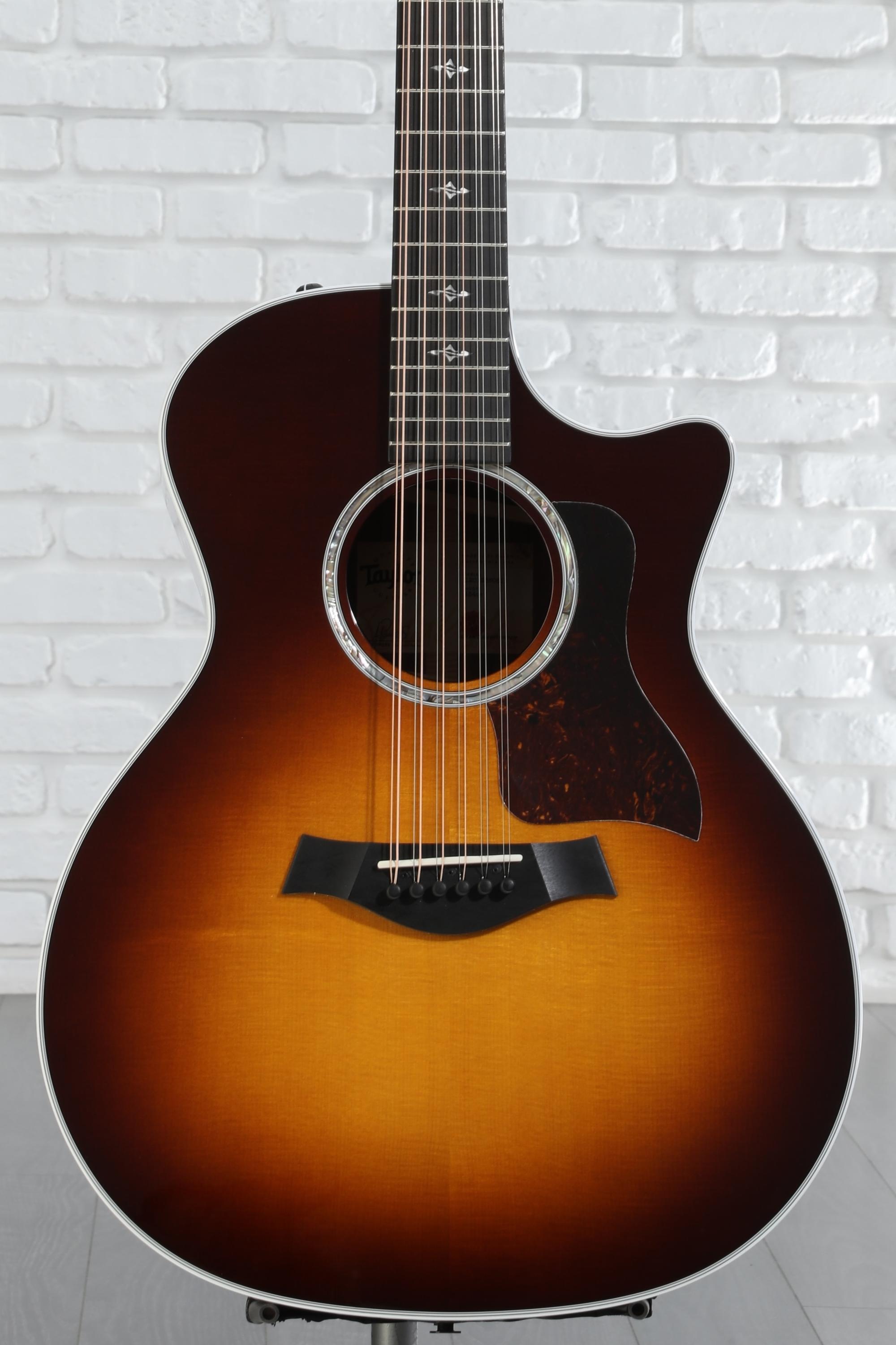 Taylor 454ce-R 12-string Acoustic-electric Guitar - Tobacco Sunburst ...