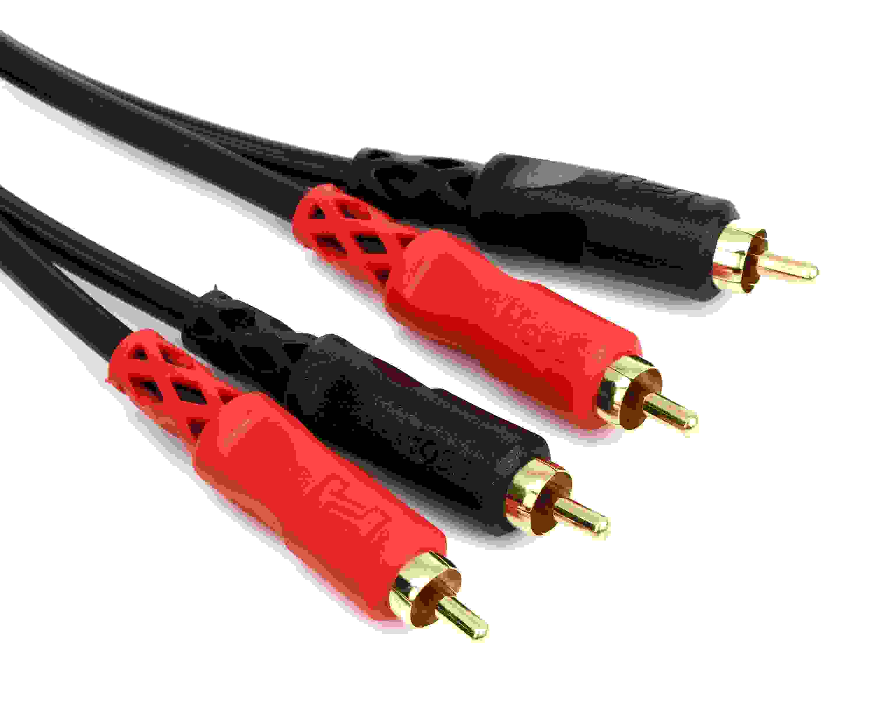 Hosa CRA-202AU Stereo Interconnect Dual RCA Cable - 6.6 foot | Sweetwater