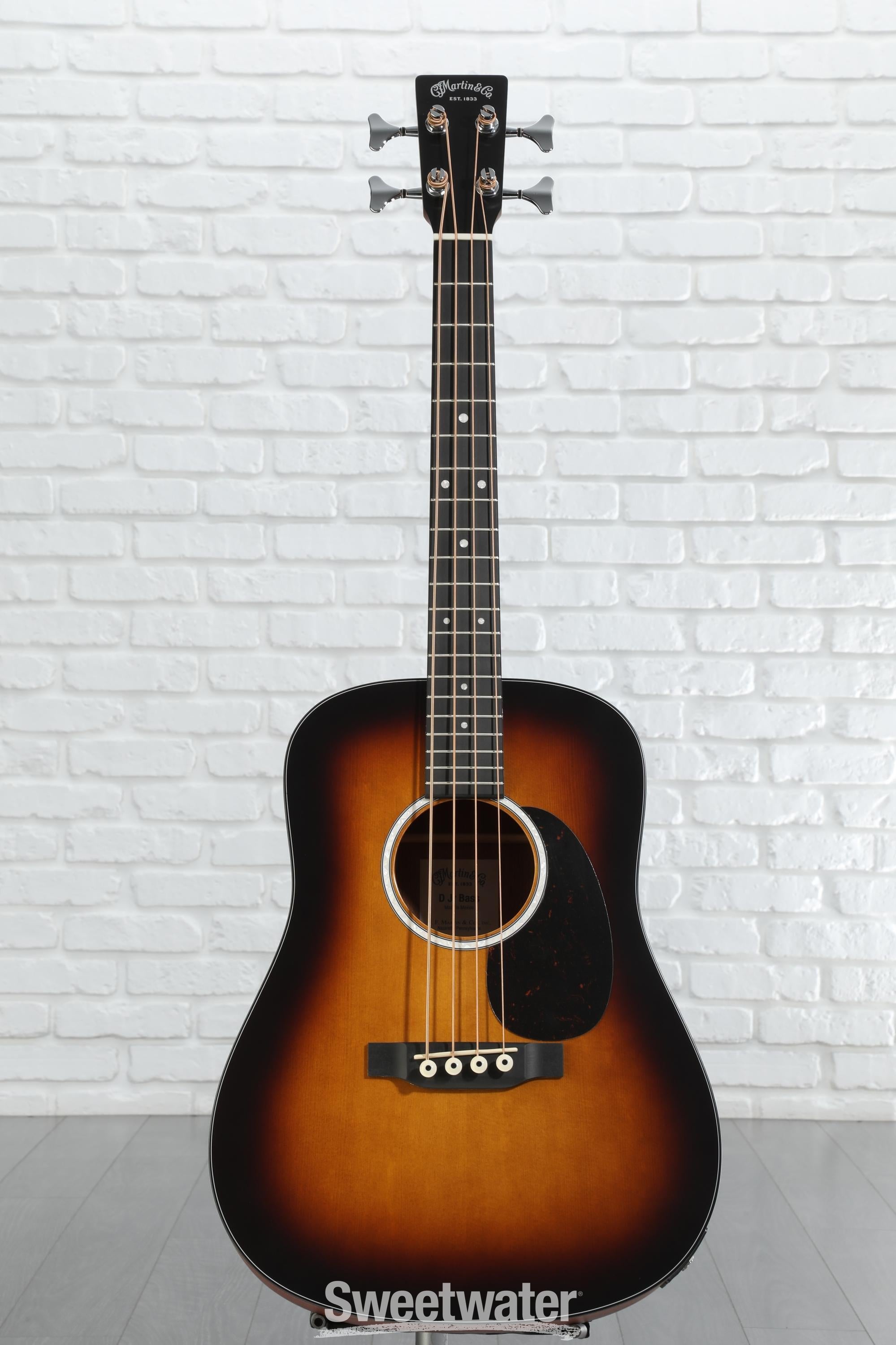 Martin D Jr-10E Acoustic-electric Bass Guitar - Burst | Sweetwater