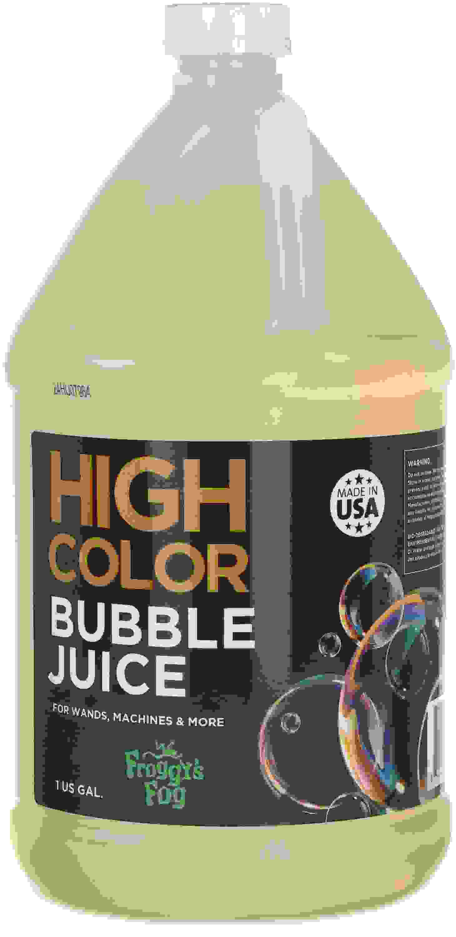 Froggy's Fog High Color Bubble Fluid - 1 Gallon | Sweetwater