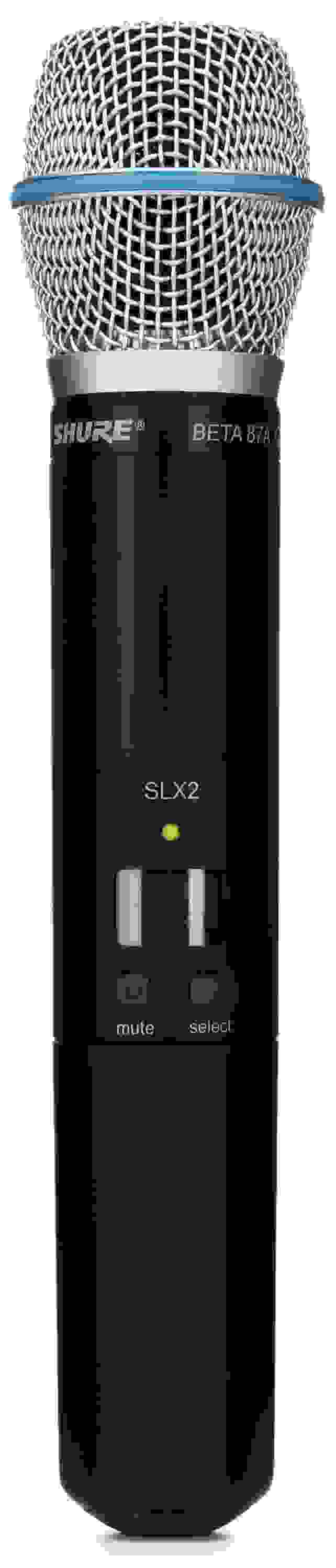 Shure SLX2/BETA87A Wireless Handheld Microphone Transmitter - H5 Band ...