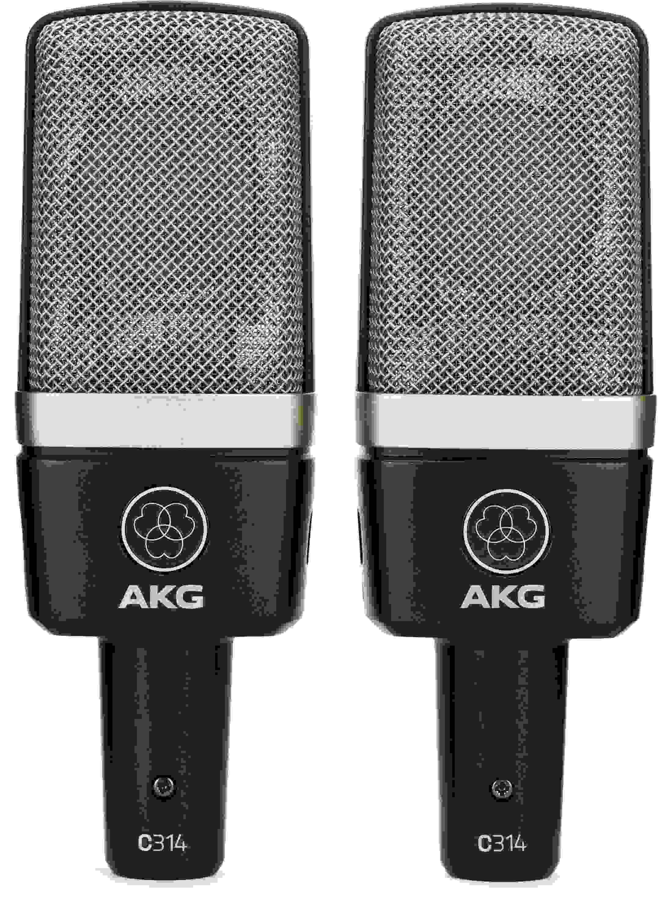 AKG C314 Multi-pattern Large-diaphragm Condenser Microphone - Matched Stereo Pair | Sweetwater
