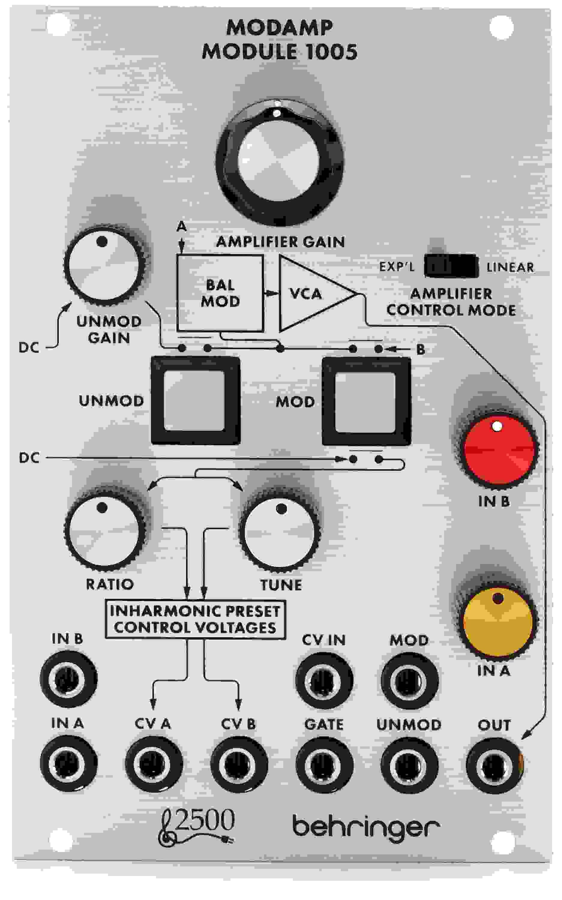 Behringer 1005 Modamp Ring Modulator and VCA Eurorack Module | Sweetwater