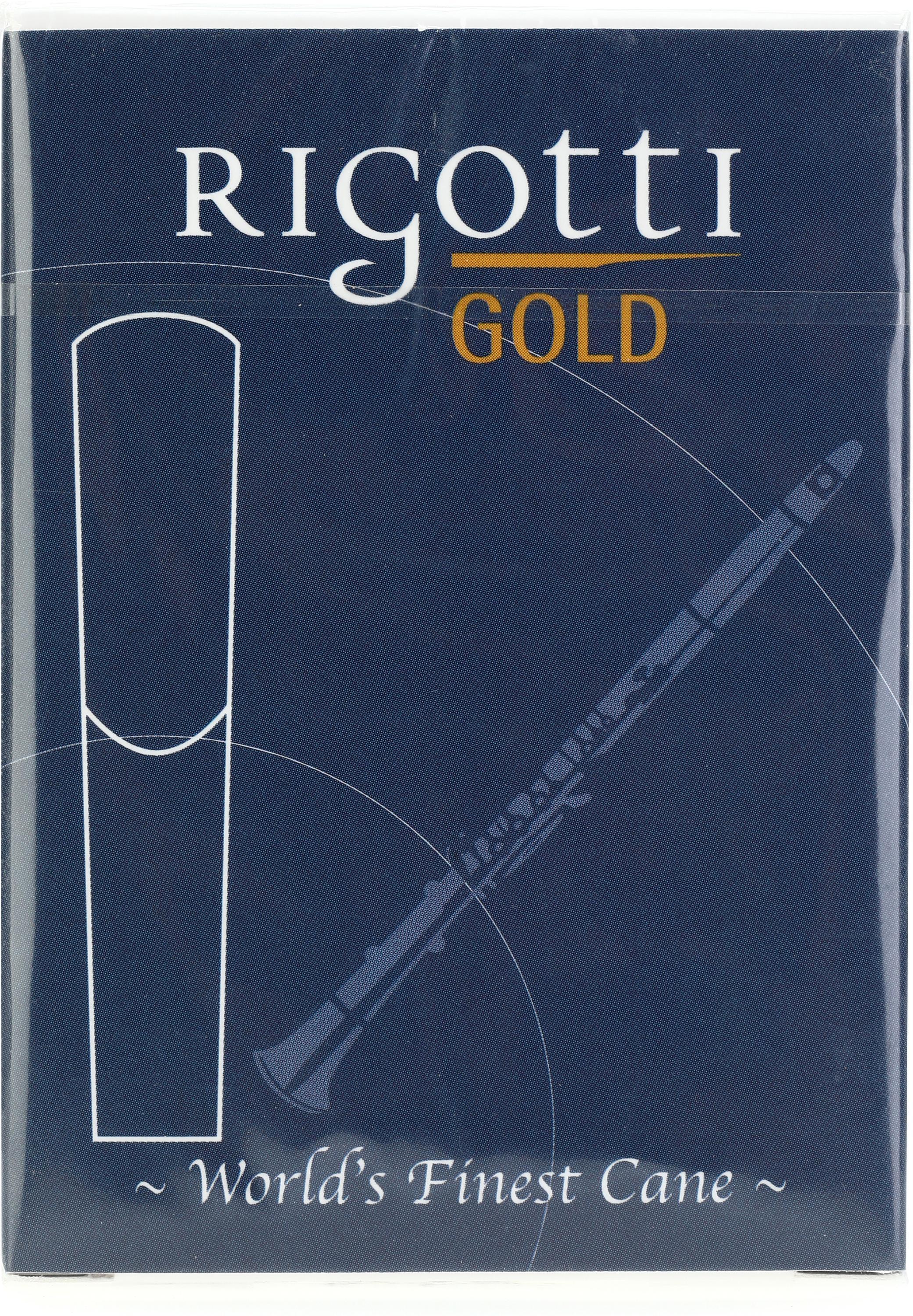 Rigotti RG.CCS Gold Classic Bb Clarinet Reeds - 4 Light (10-pack ...