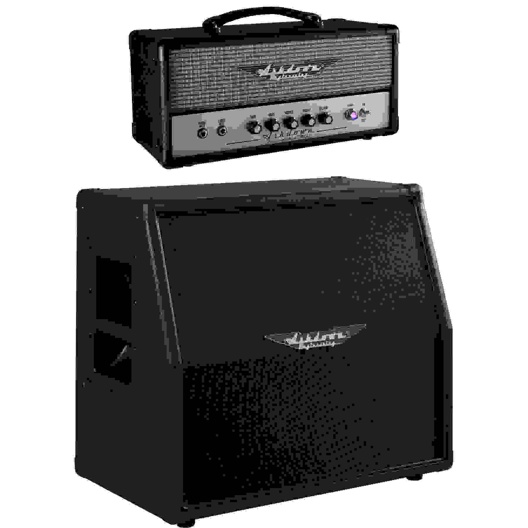Ashdown Peacemaker 2 2-watt Guitar Tube Amp Head with SX-112A 1x12" Angled Guitar Cabinet ...